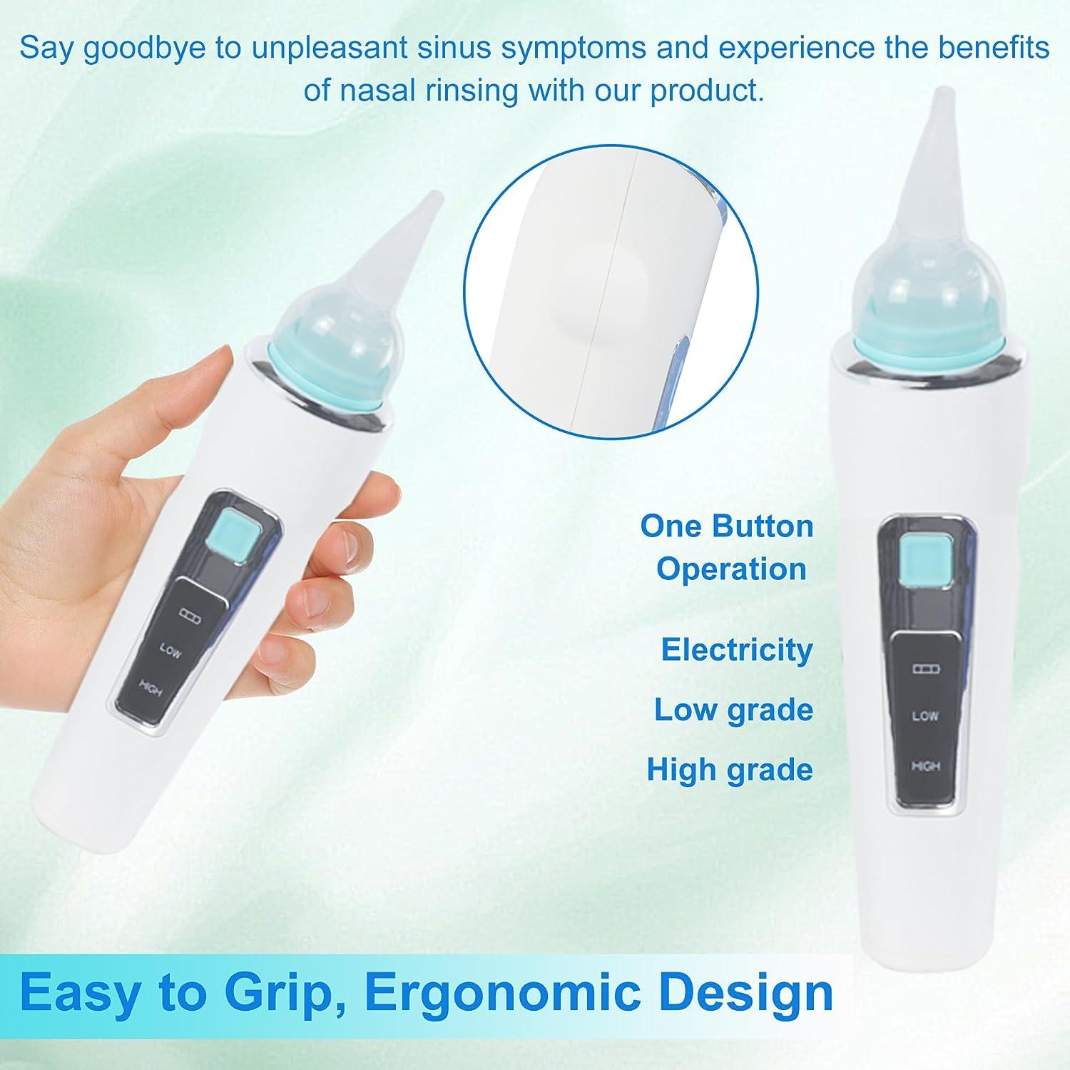 TopQuaFocus Adult Electric Nasal Aspirator with Replaceable Nozzle ...