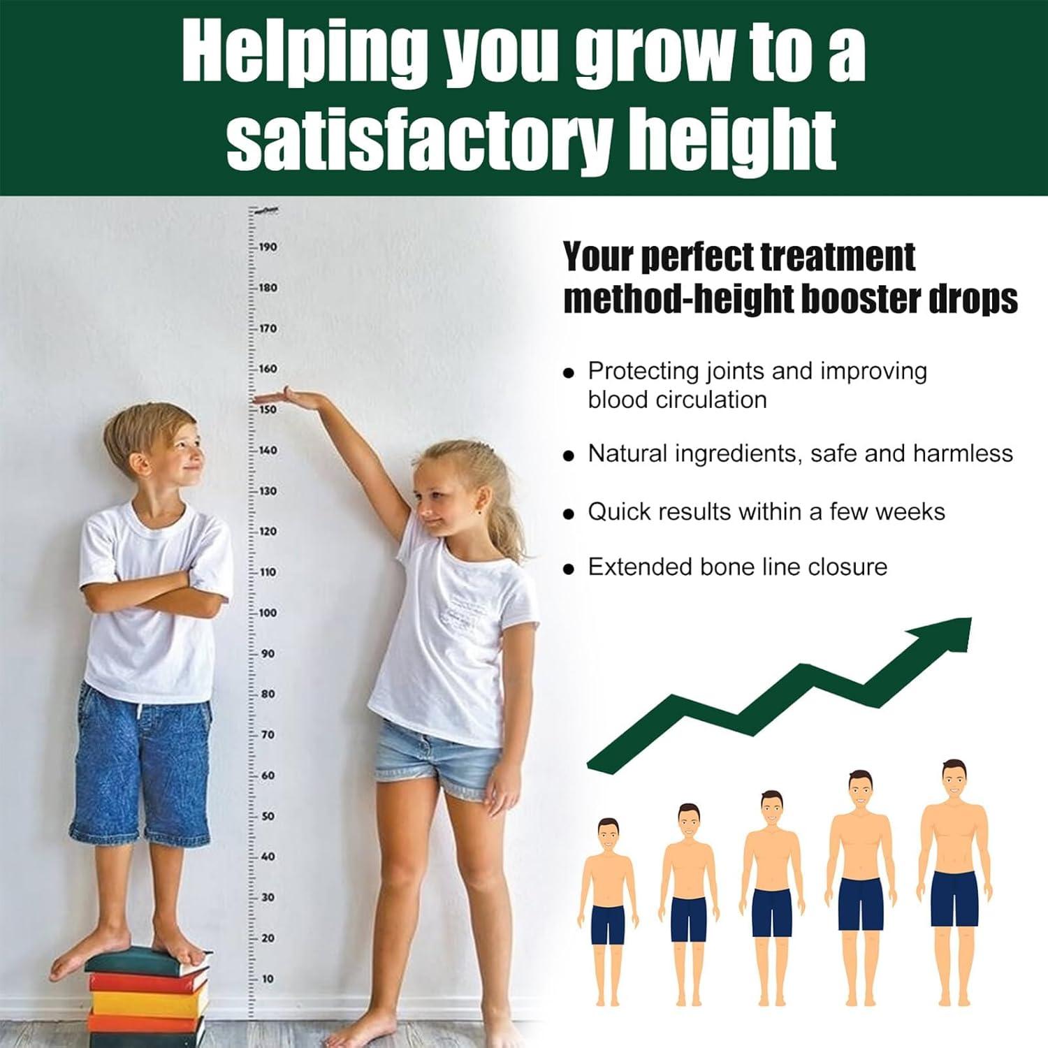 Medicare Height Booster Drops - Growth Oil for Youthful Bone Growth (2 ...