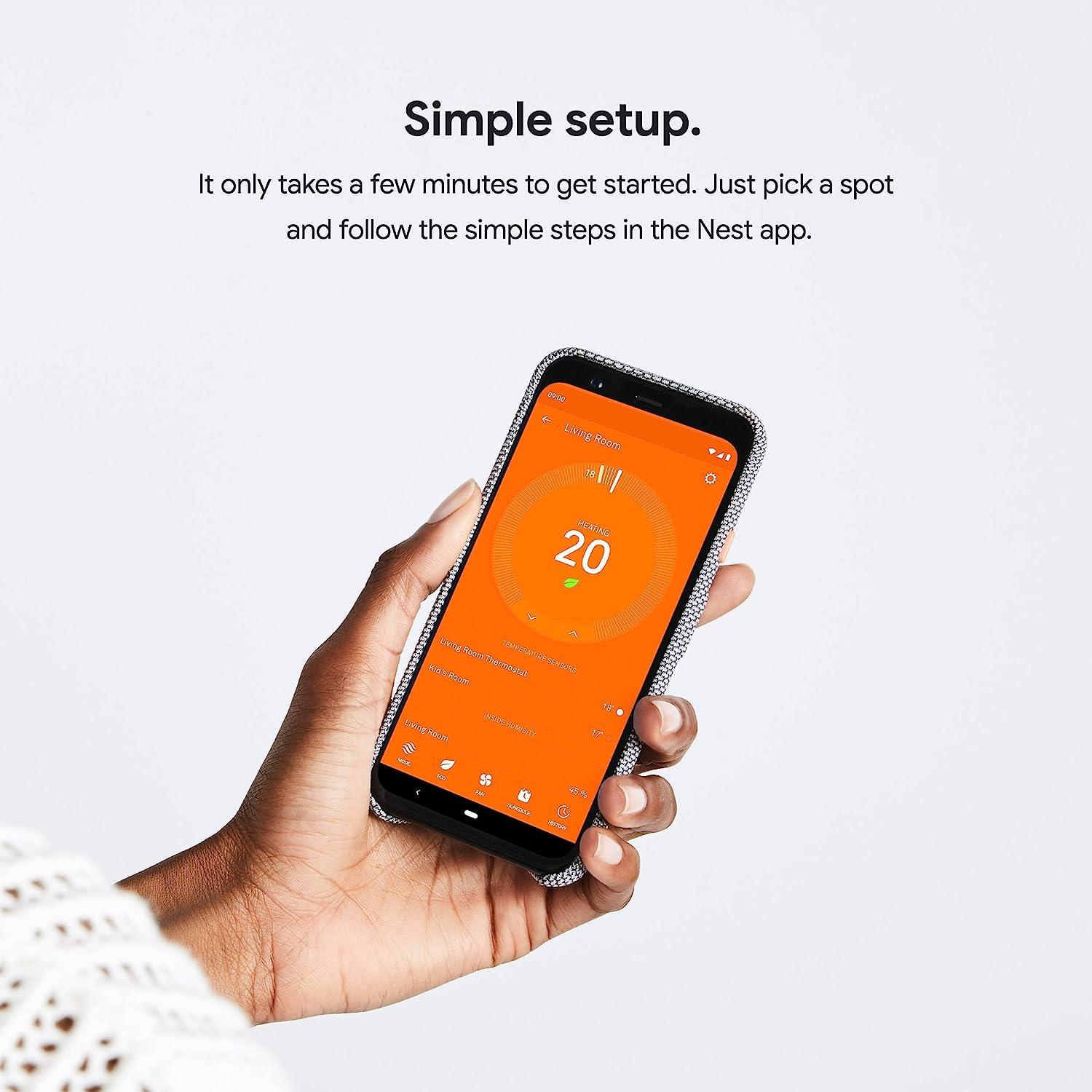 Google Nest temperature sensor - Nest thermostat sensor - Nest sensor ...