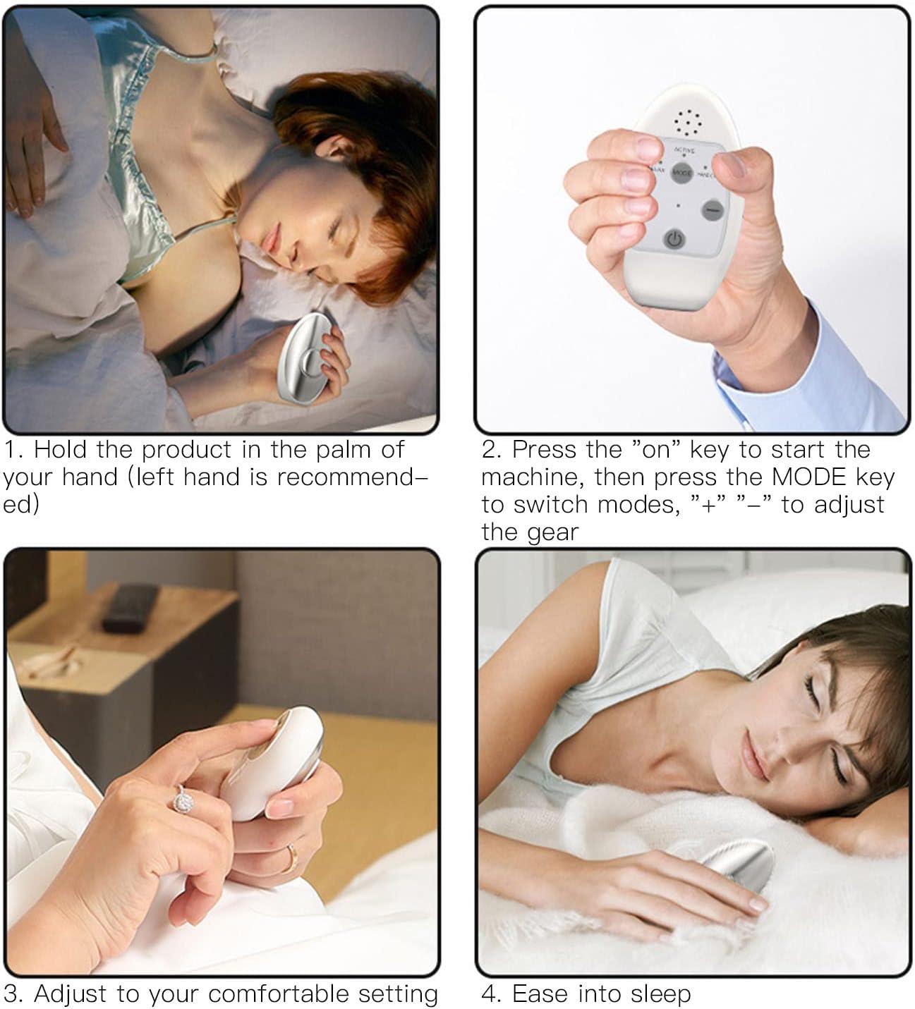 Sleep Instrument Handheld Microcurrent Anxiety Relief Mood Regulate USB ...