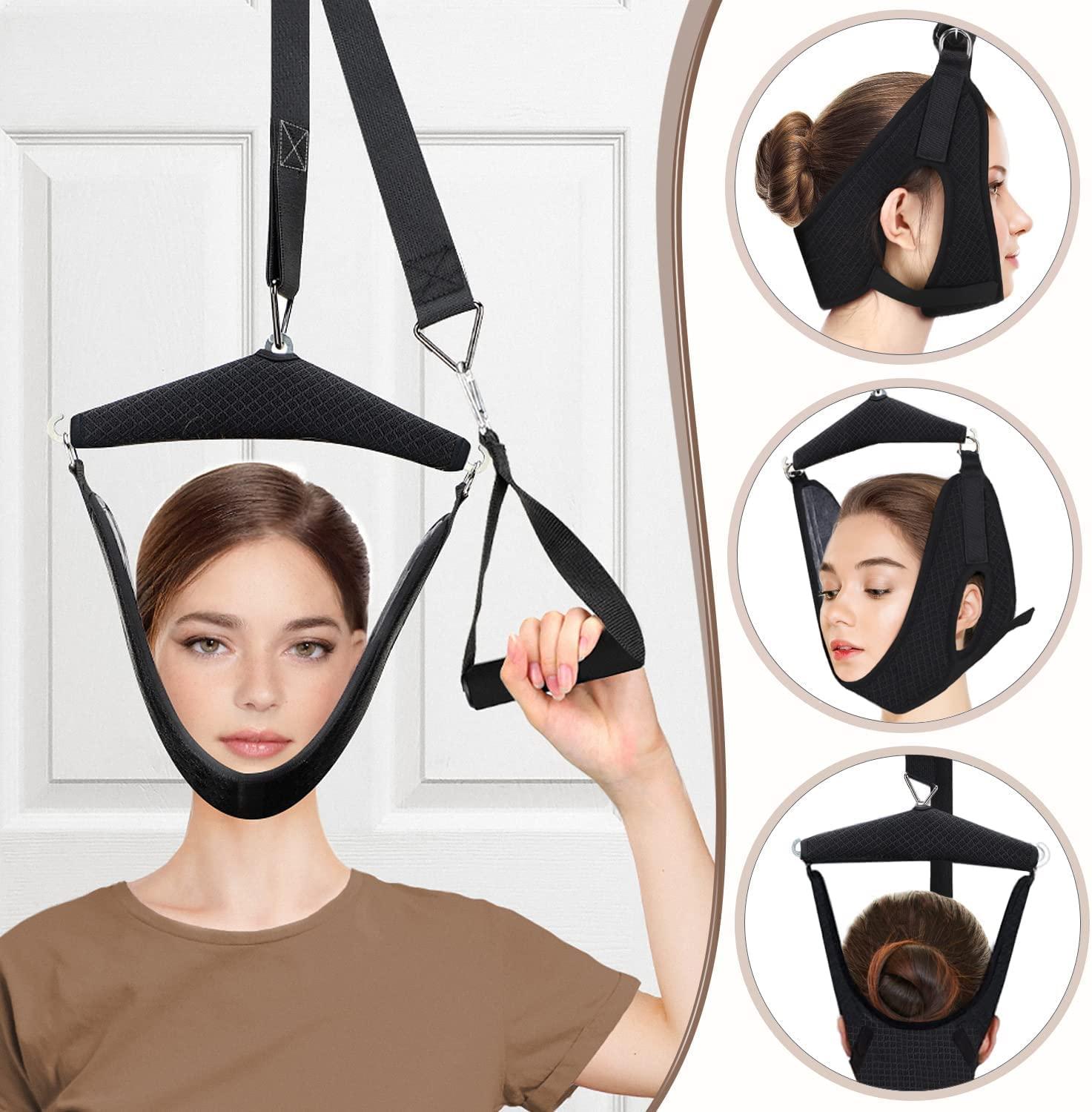 Neck Stretcher Cervical Traction Device - Portable Over-The-Door Pain ...