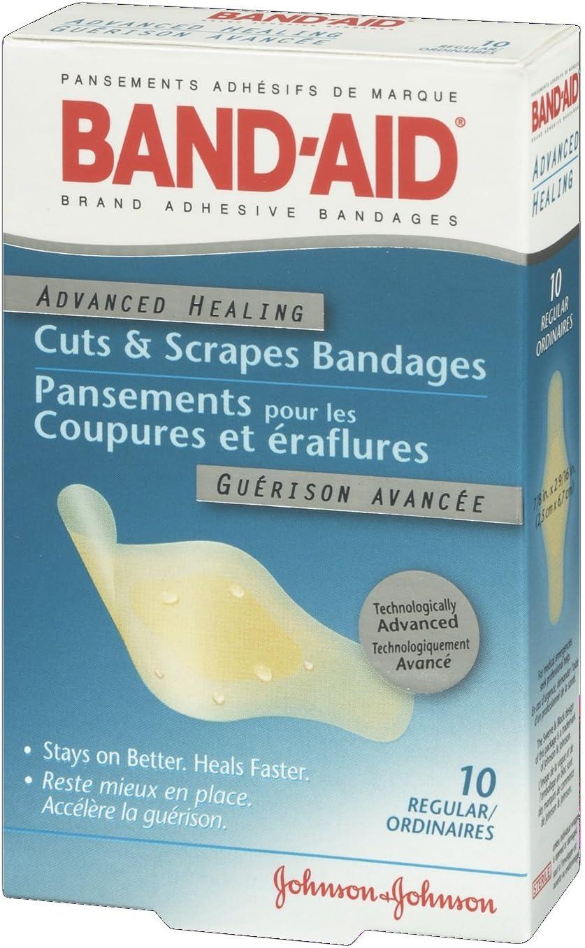 Band-Aid Hydrocolloid All Purpose Bandages Waterproof Adhesive Hydro ...