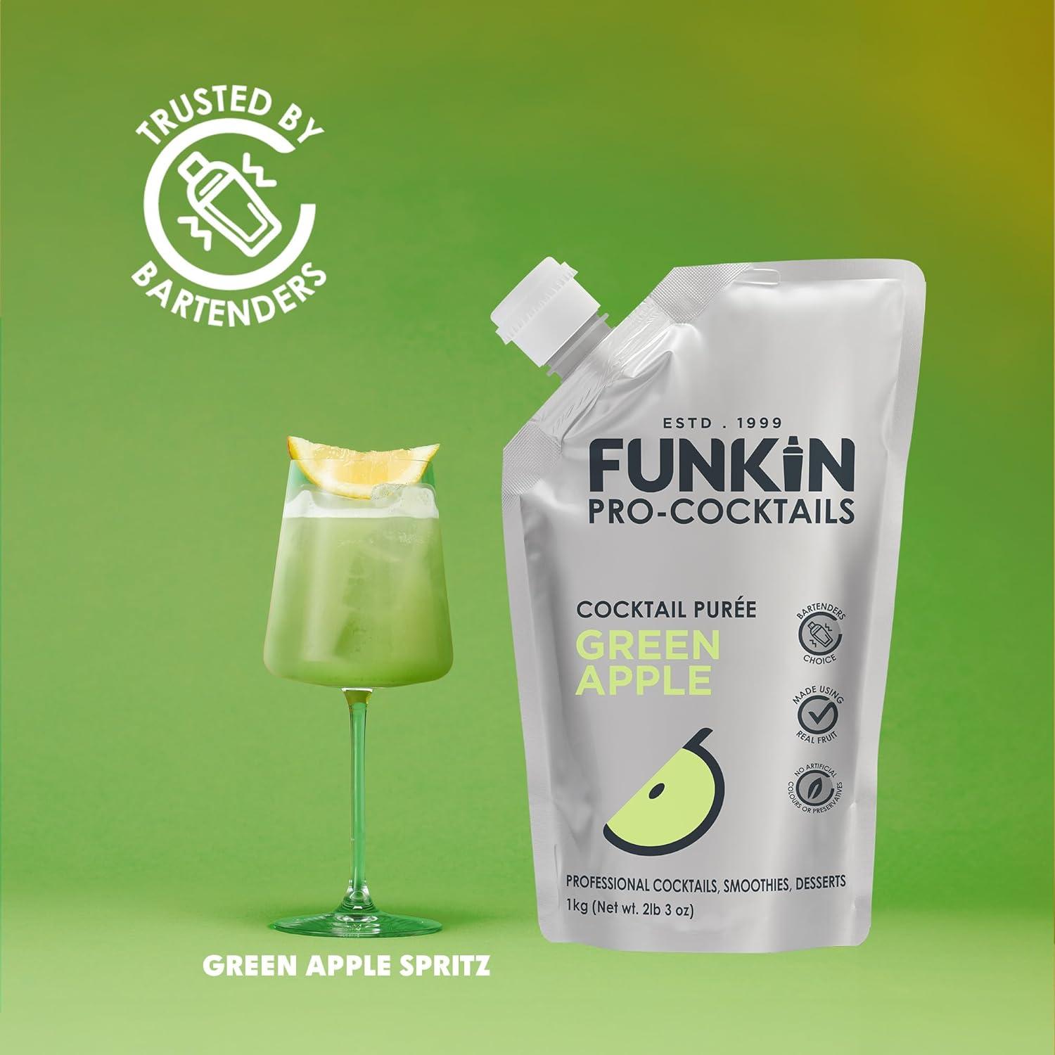 Funkin Pro Apple Fruit Puree 1kg - Premium Quality for Cocktails and ...