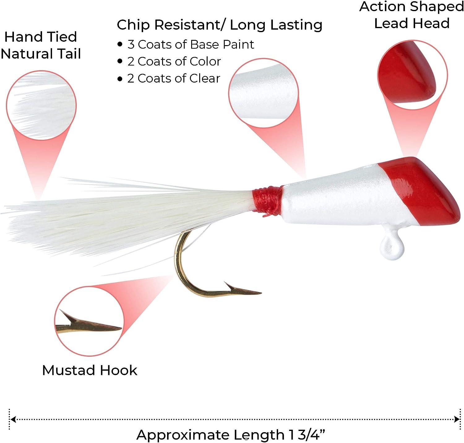 Shad Darts Assorted 12 Pack - Multiple Colors/Weights - 3, 6, or 12 ...
