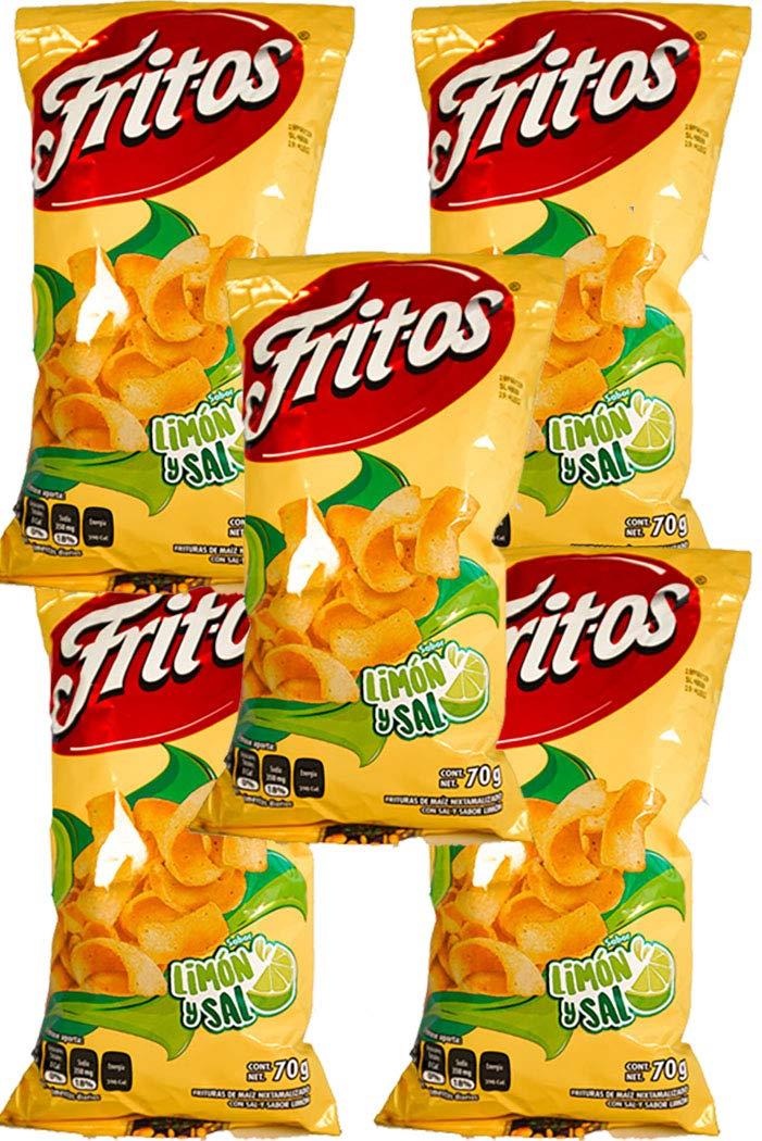 Fritos Sal y Lim n 62g - Box of 5 Bags | Authentic Mexican Snack | Buy ...
