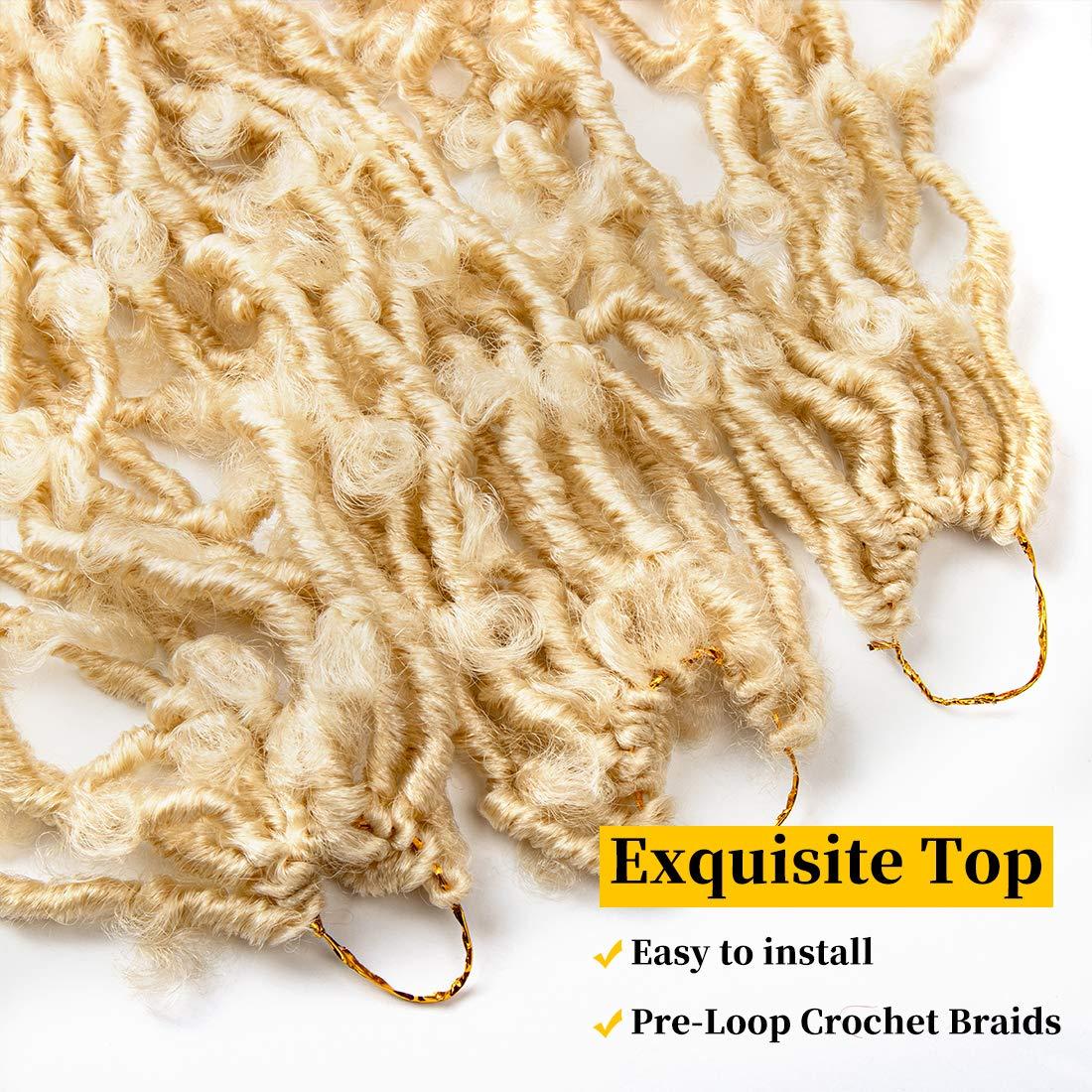 36 Inch Butterfly Locs Crochet Hair 1 Pack Pre Looped Distressed Locs ...