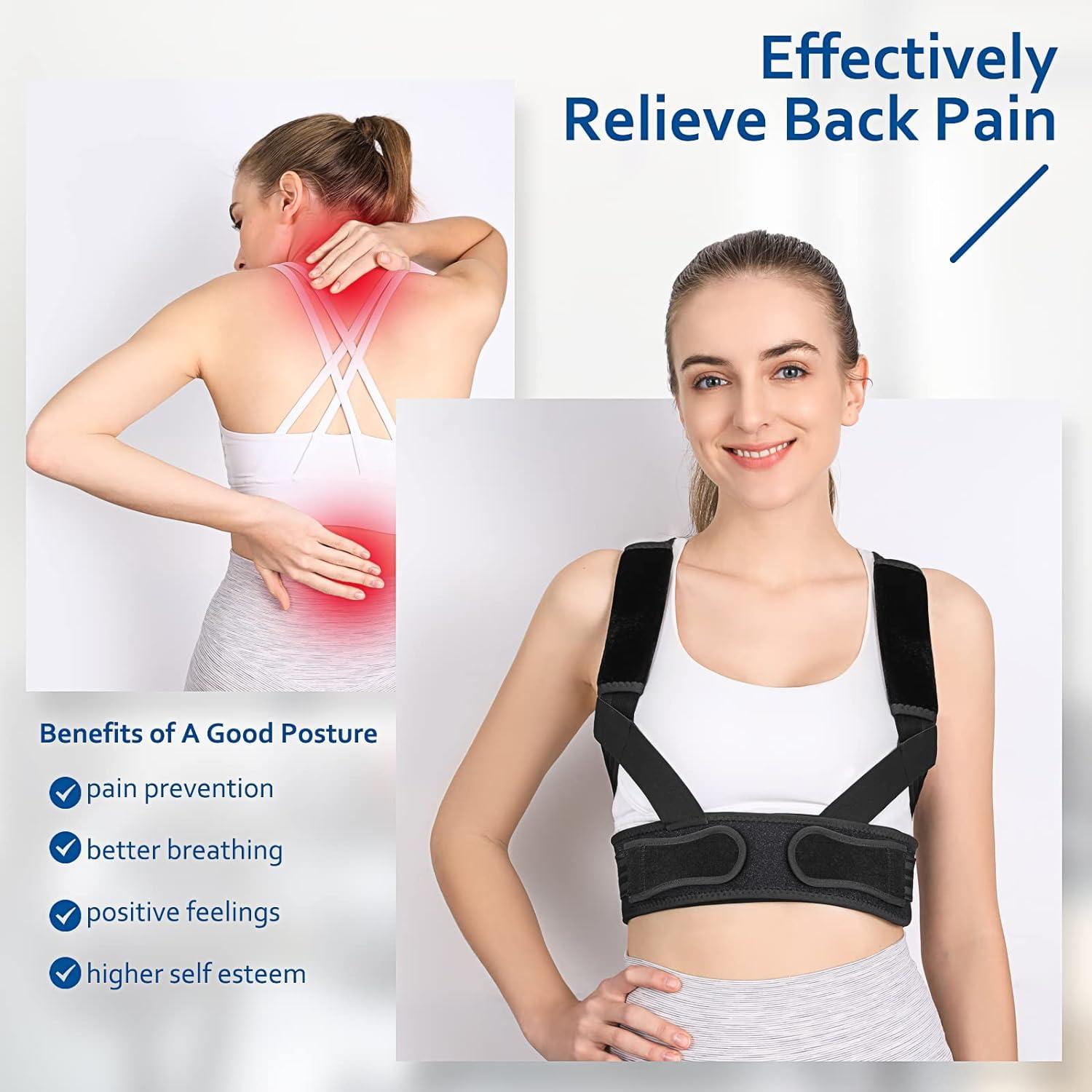 Mercase Posture Corrector for Women and Men - Adjustable Back Support ...