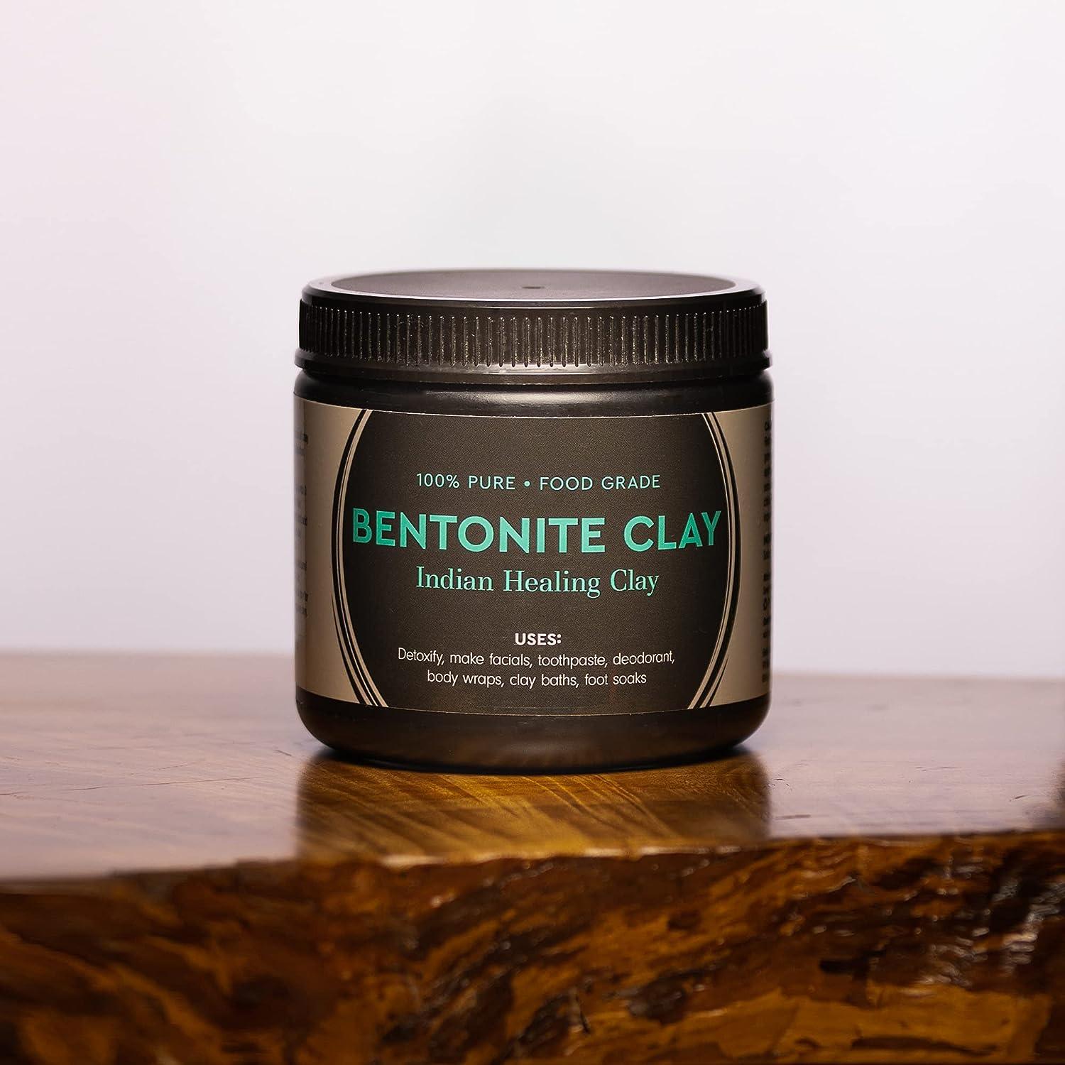 1lb Food Grade Sodium Bentonite Clay Powder - Pure & Natural | Buy Now ...