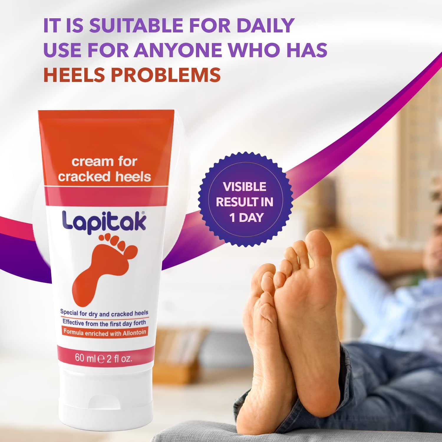 Lapitak Healthy Heel Crack Cream and Foot Lotion - Intensive Foot ...
