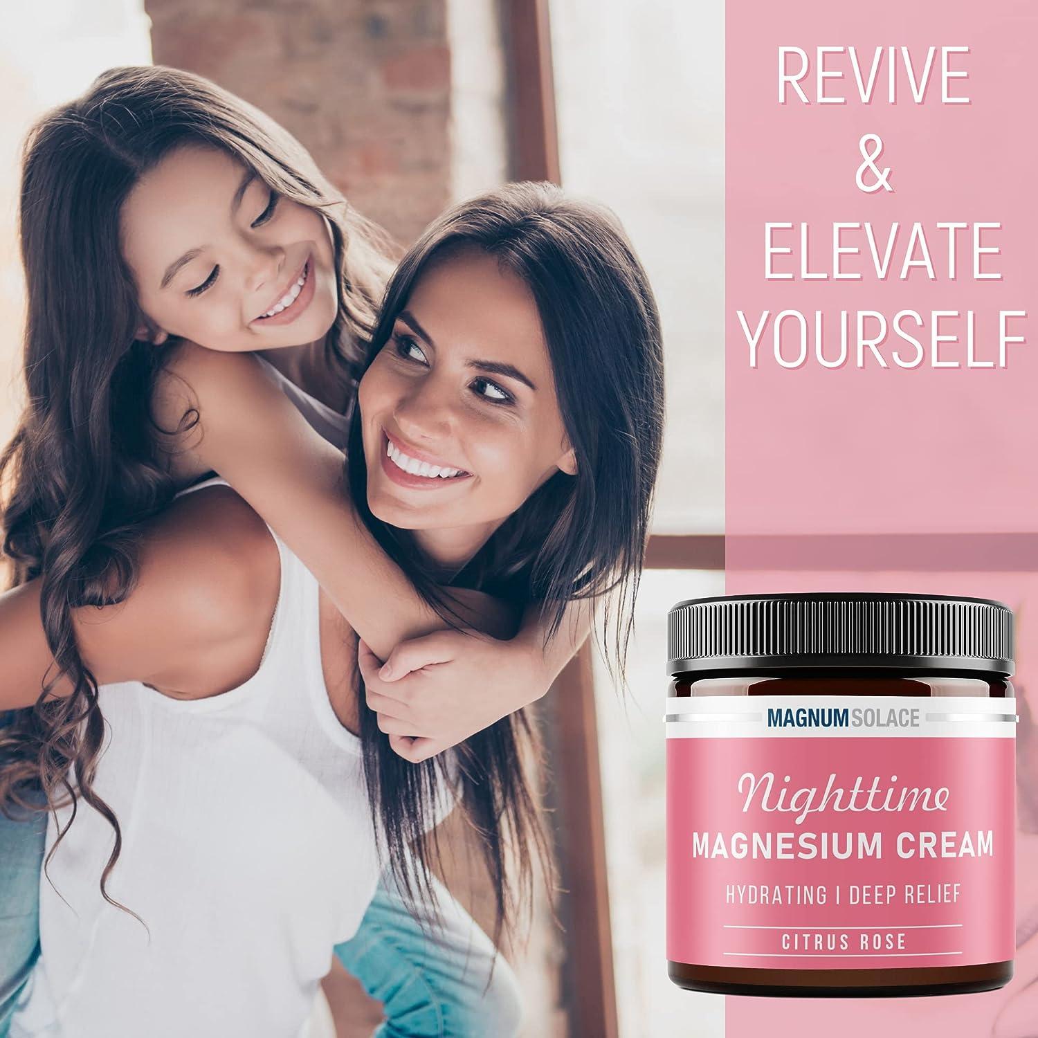 Nighttime Magnesium Cream for Muscle Relaxation - Topical Magnesium ...