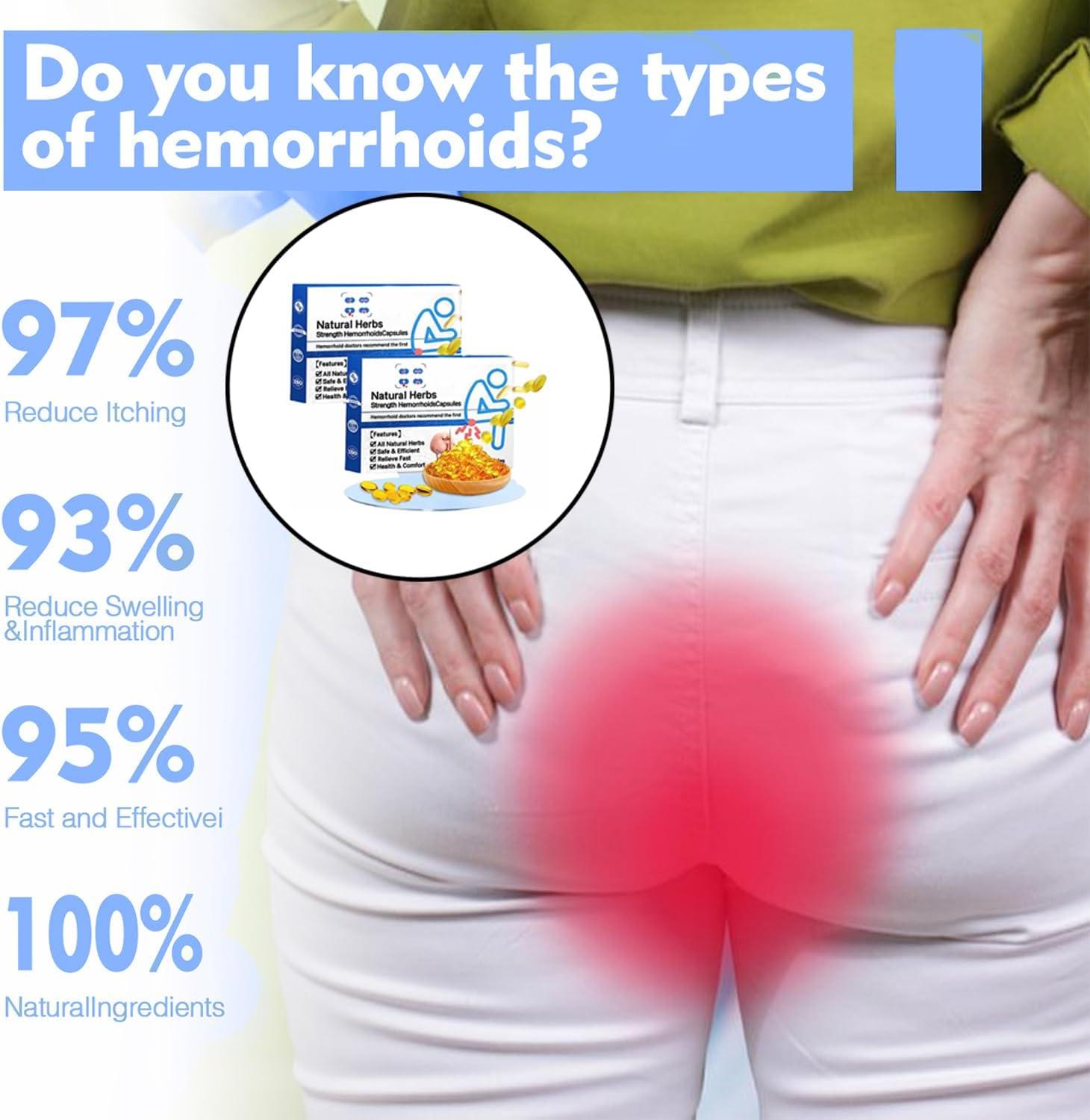 G-SHOTOY Heca Natural Herbal Hemorrhoid Capsules - Rapid Relief for ...