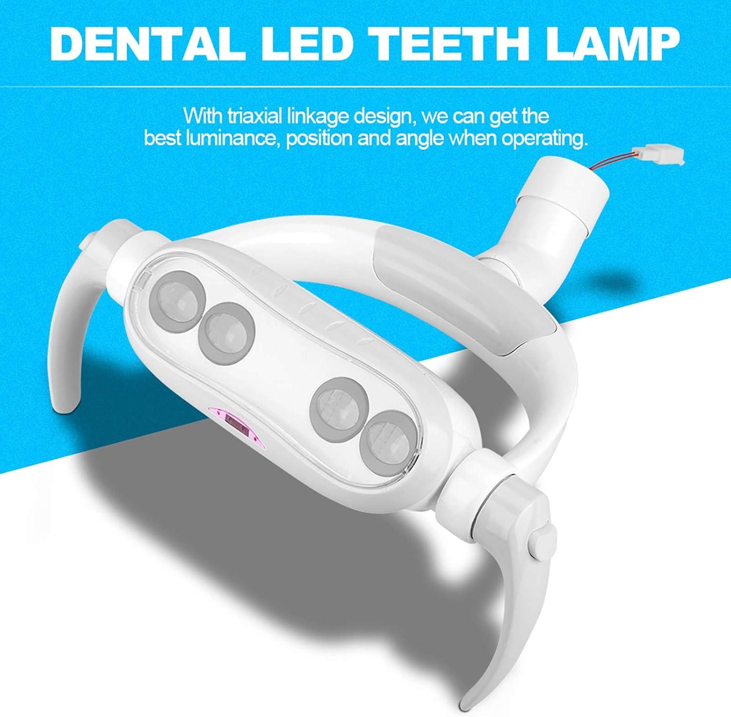 Fyearfly 15W Dental Tooth Lamp - Shadowless LED Light with 3-Axis ...