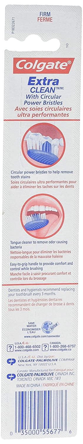 COLGATE Extra Clean Toothbrush Full Head FIRM #40 - Pack of 6 | Buy Now ...