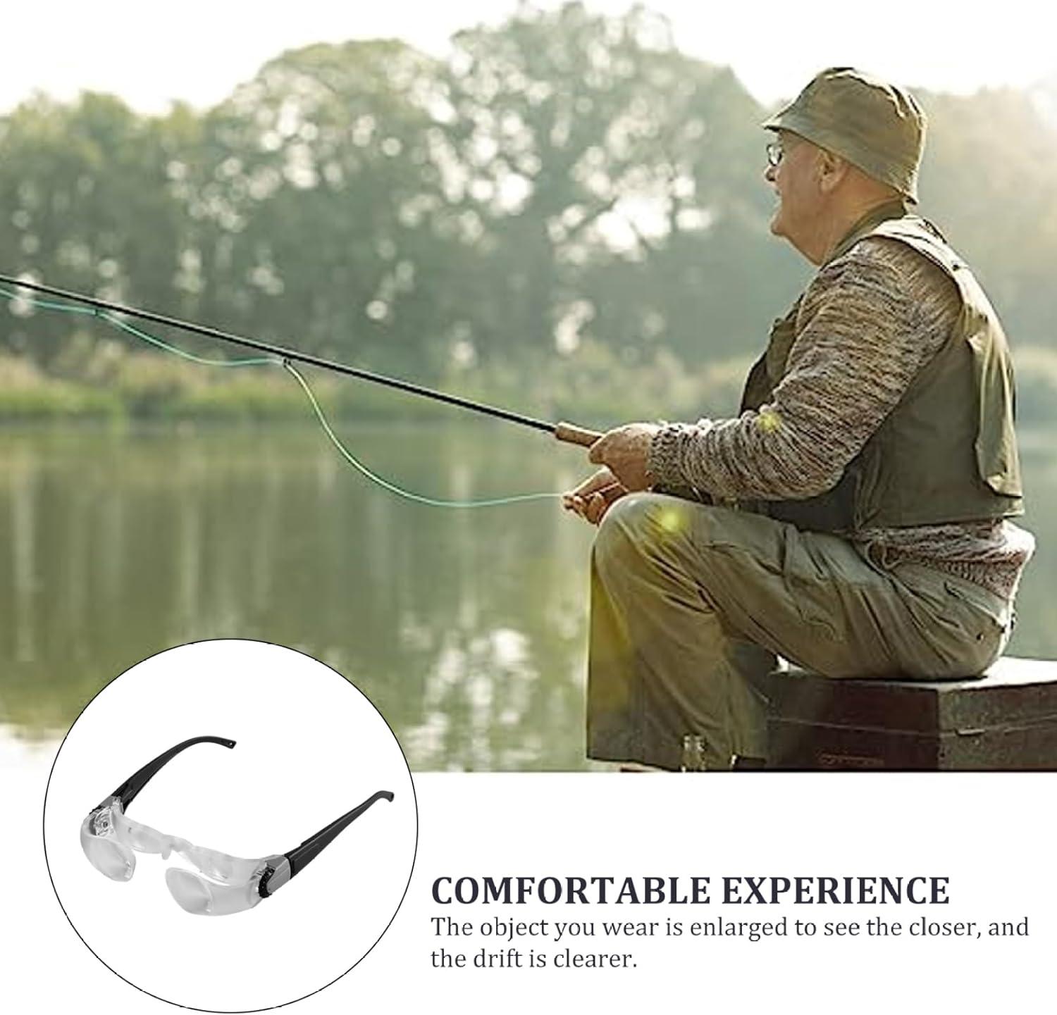 Magnifying Glasses Adjustable 4x Magnifying Eyewear Anti-glare Wearable ...