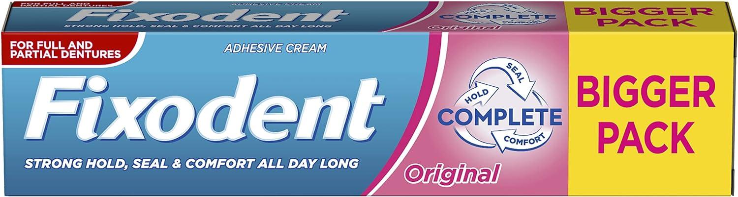 Fixodent Complete Denture Adhesive 70g | Strong Denture Grip and All ...
