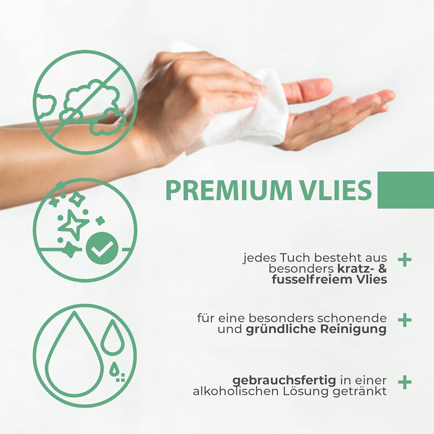 PICO Protect Disinfection Towels - 120 Alcohol-Free Sheets for ...