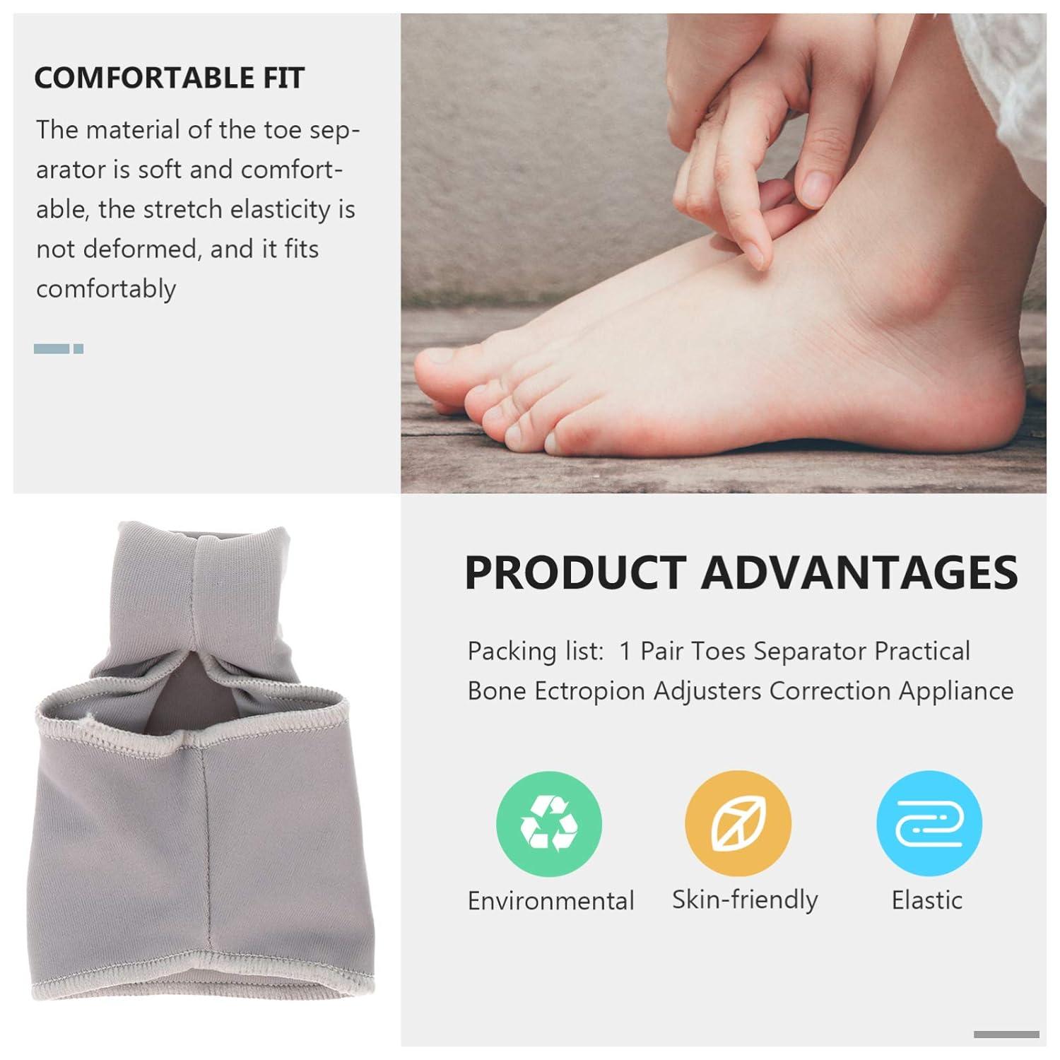 EXCEART Adjustable Big Toe Separator - Toe Stretcher for Bone Ectropion ...