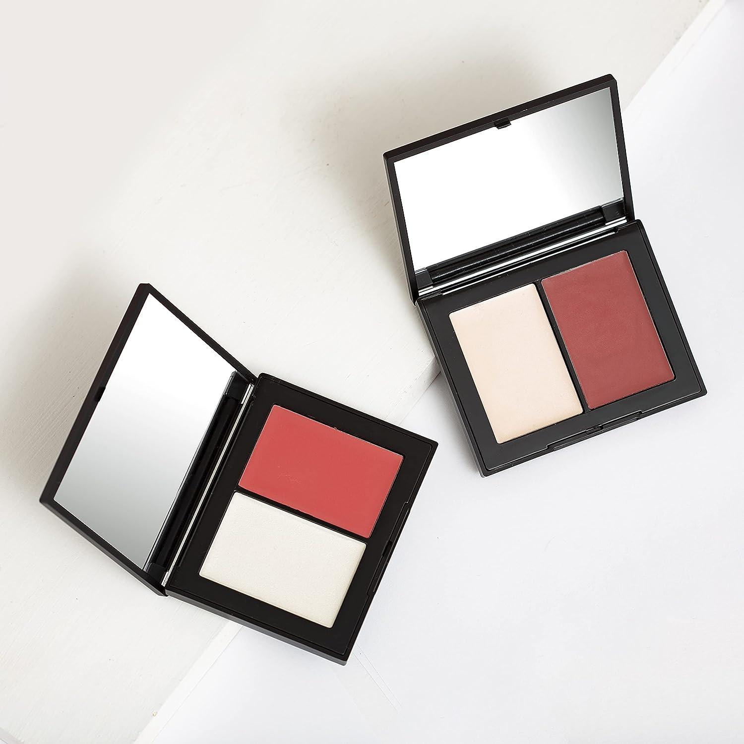 Belle Beauty Blush & Bashful Cream Blush and Highlighter Duo - Blossom ...