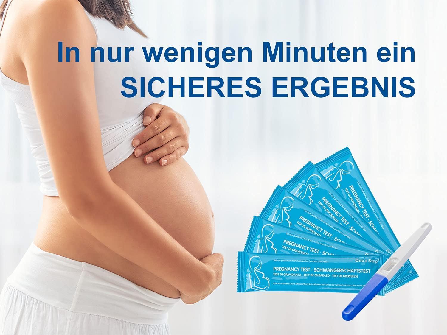 One Step 5-Piece Medium Beam Early Pregnancy Test - Fast & Accurate ...