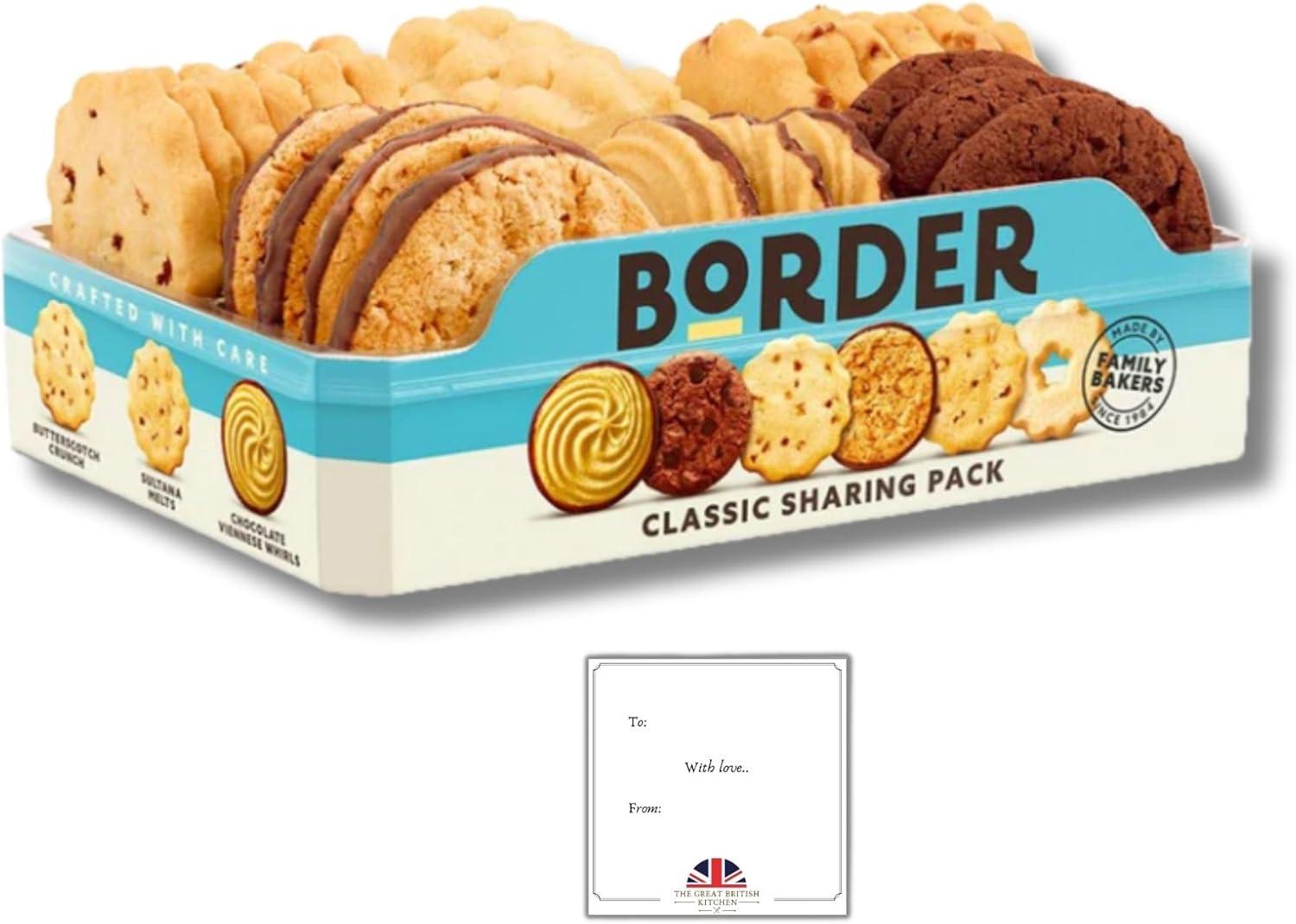 Border Biscuits Classic Sharing Pack 400g Butterscotch Crunch Sultana ...