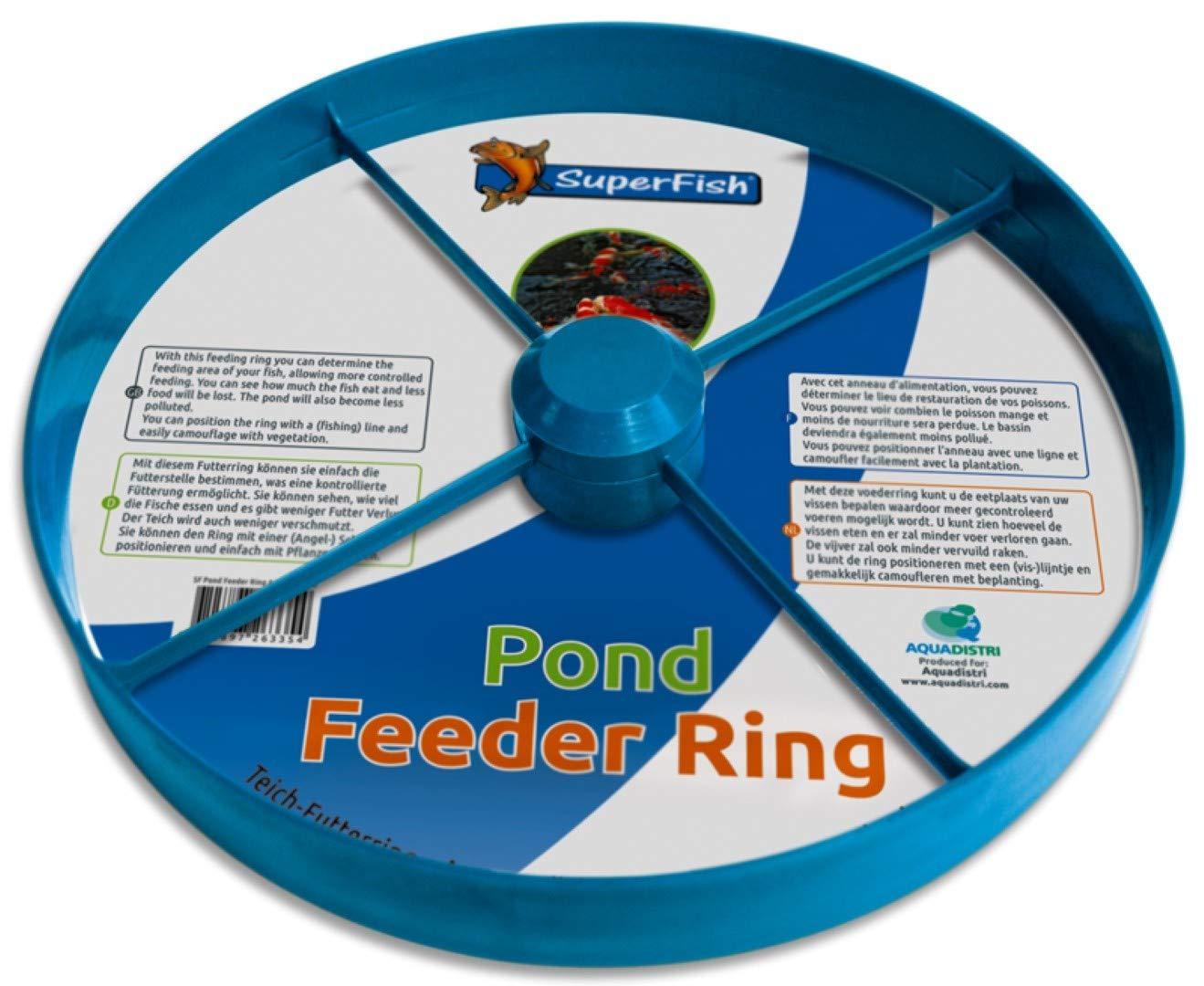 Pond Feeding Ring Floating Feeder Fish Garden Pond Diameter 23 cm | Buy ...