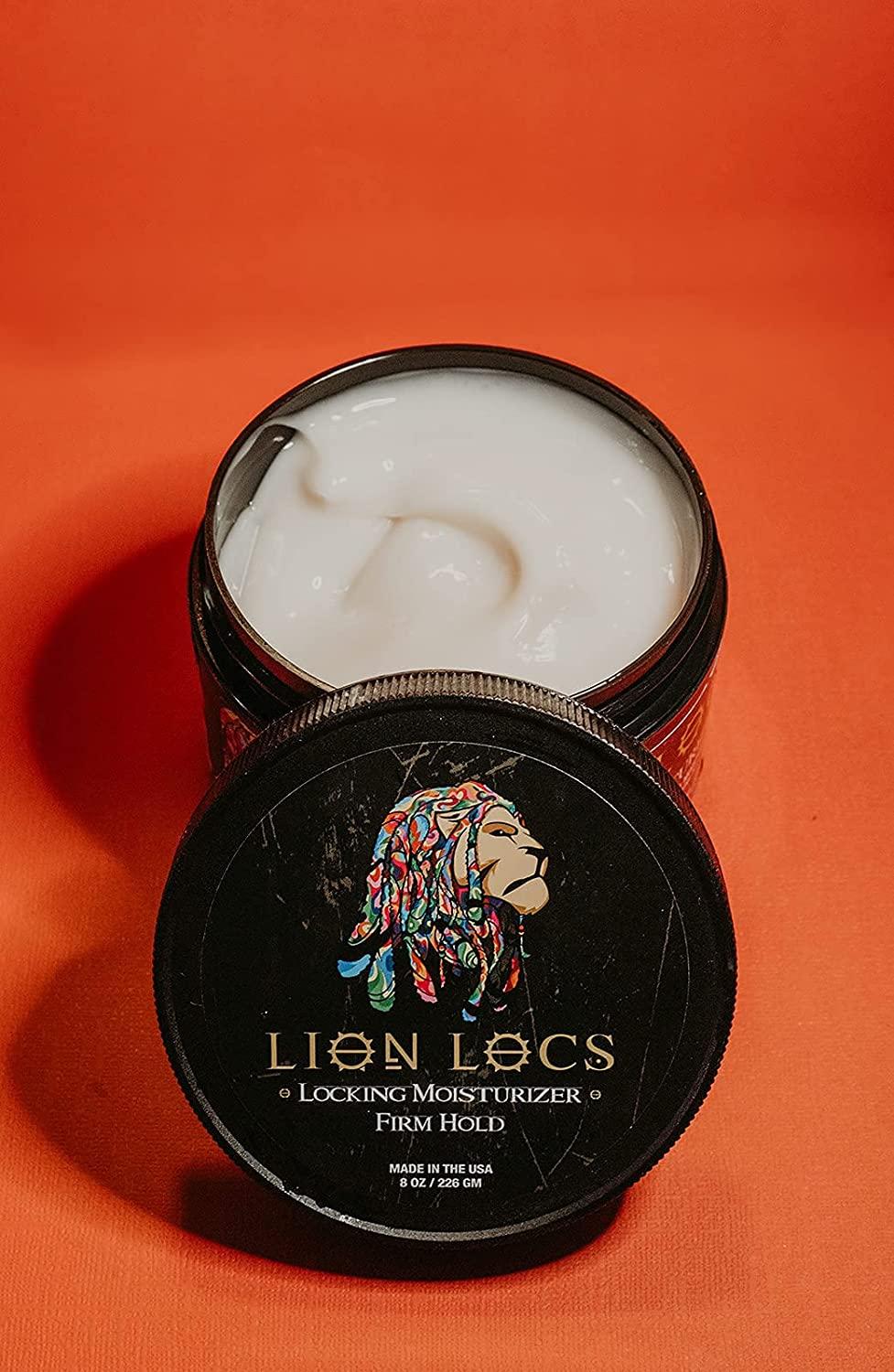 Lion Locs Firm Hold Dreadlock Gel Cream - 8oz Residue-Free for Dreads ...