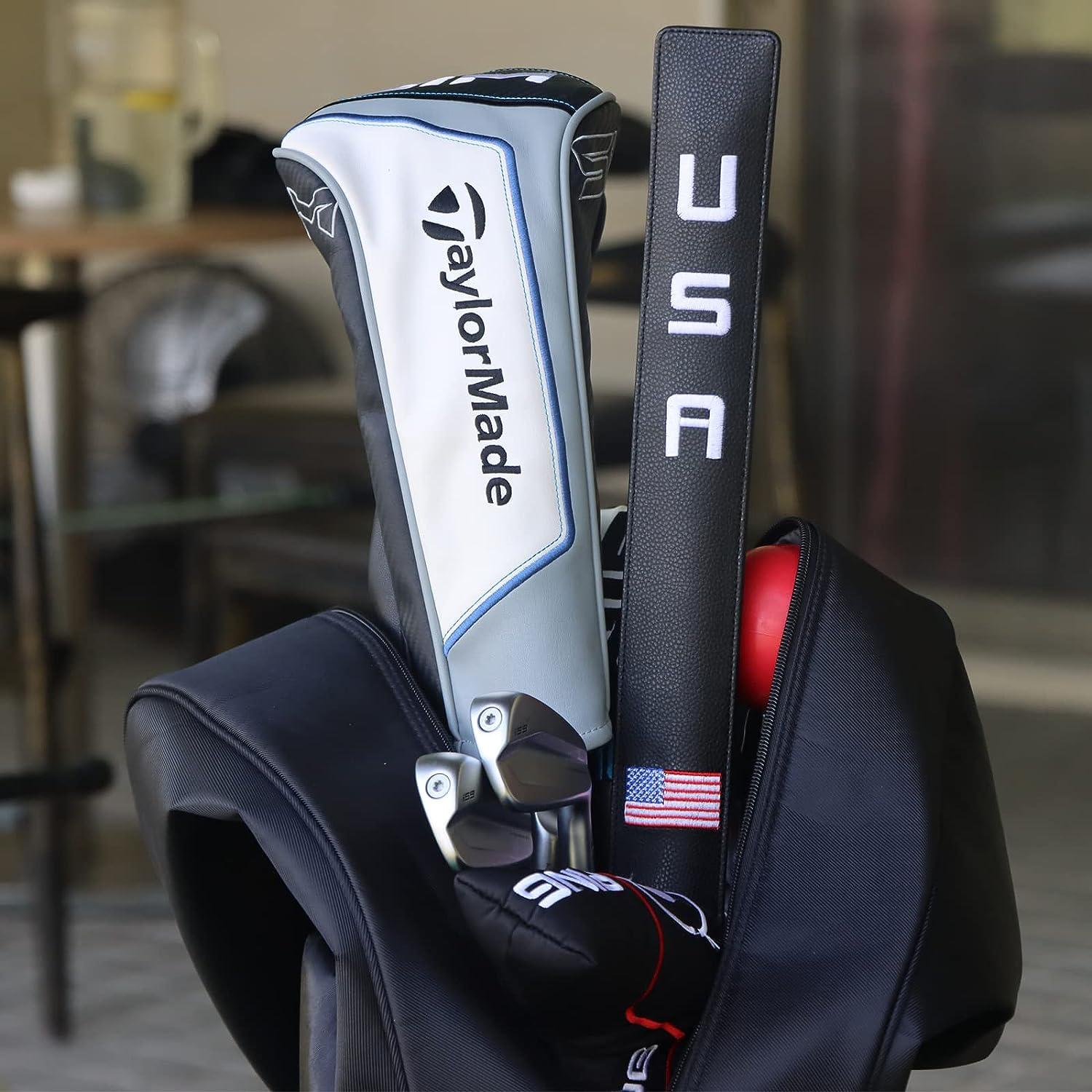 Premium Golf Alignment Stick Cover - Holds 3+ Sticks | Durable Case for ...