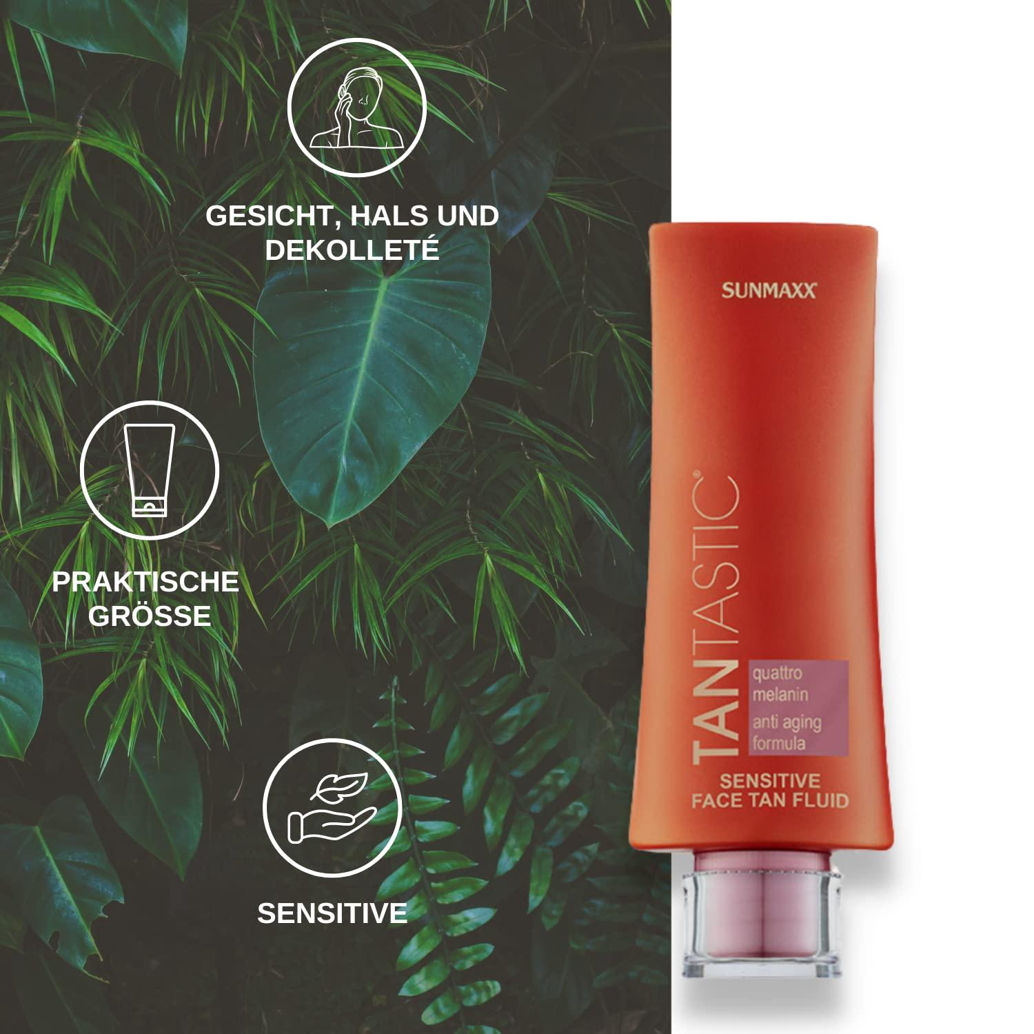 Tantastic Sensitive Face Tan Fluid - Browning Accelerator for Pre-Sun ...