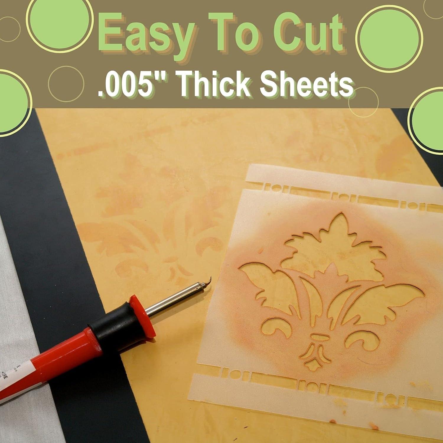 Grafix 9x12 Stencil Film Matte 4-Pack - High-Quality DIY Stenciling Material | Buy Now with ...