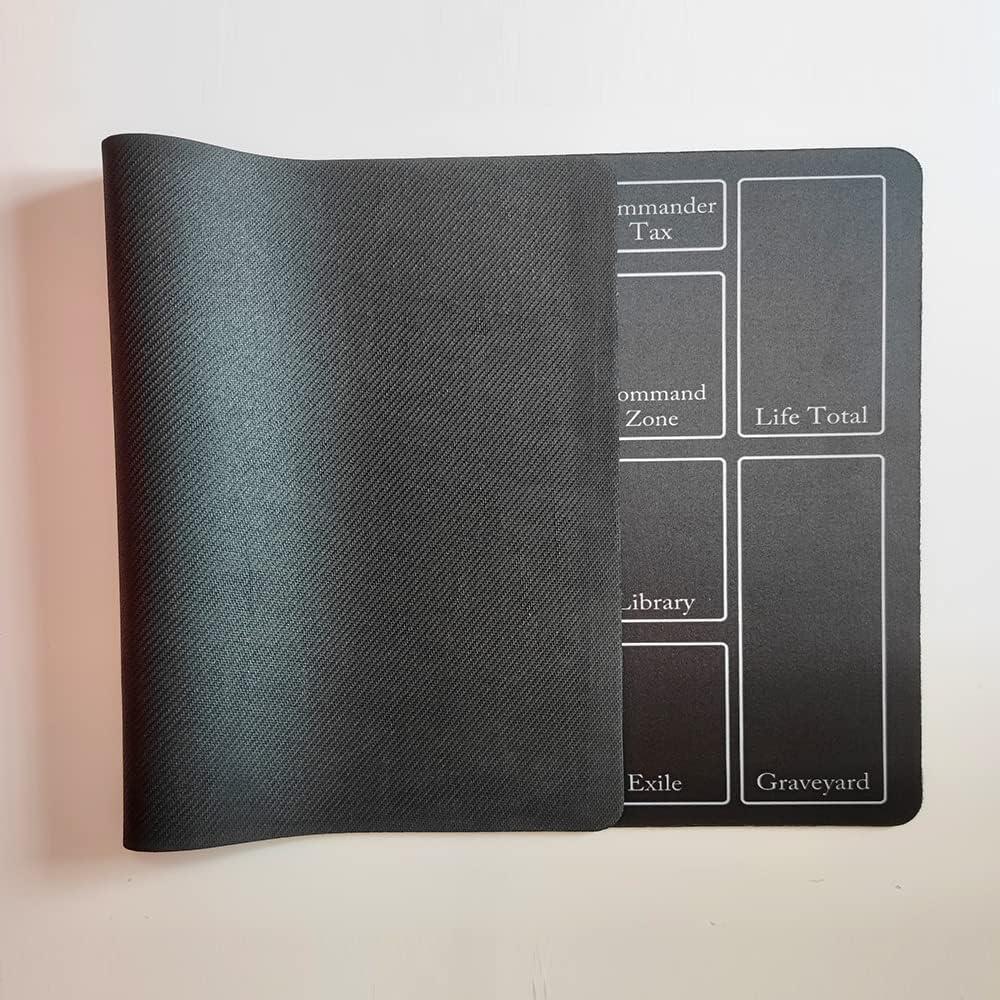 Starry Sky 14x24in MTG Playmat with EDH/Commander Zone Layout - Black ...