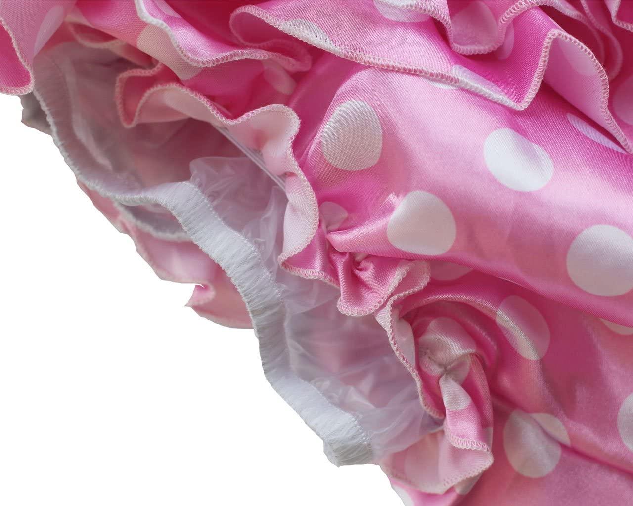 Haian ABDL Pink PVC & Satin Ruffle Rhumba Pull-on Plastic Pants ...