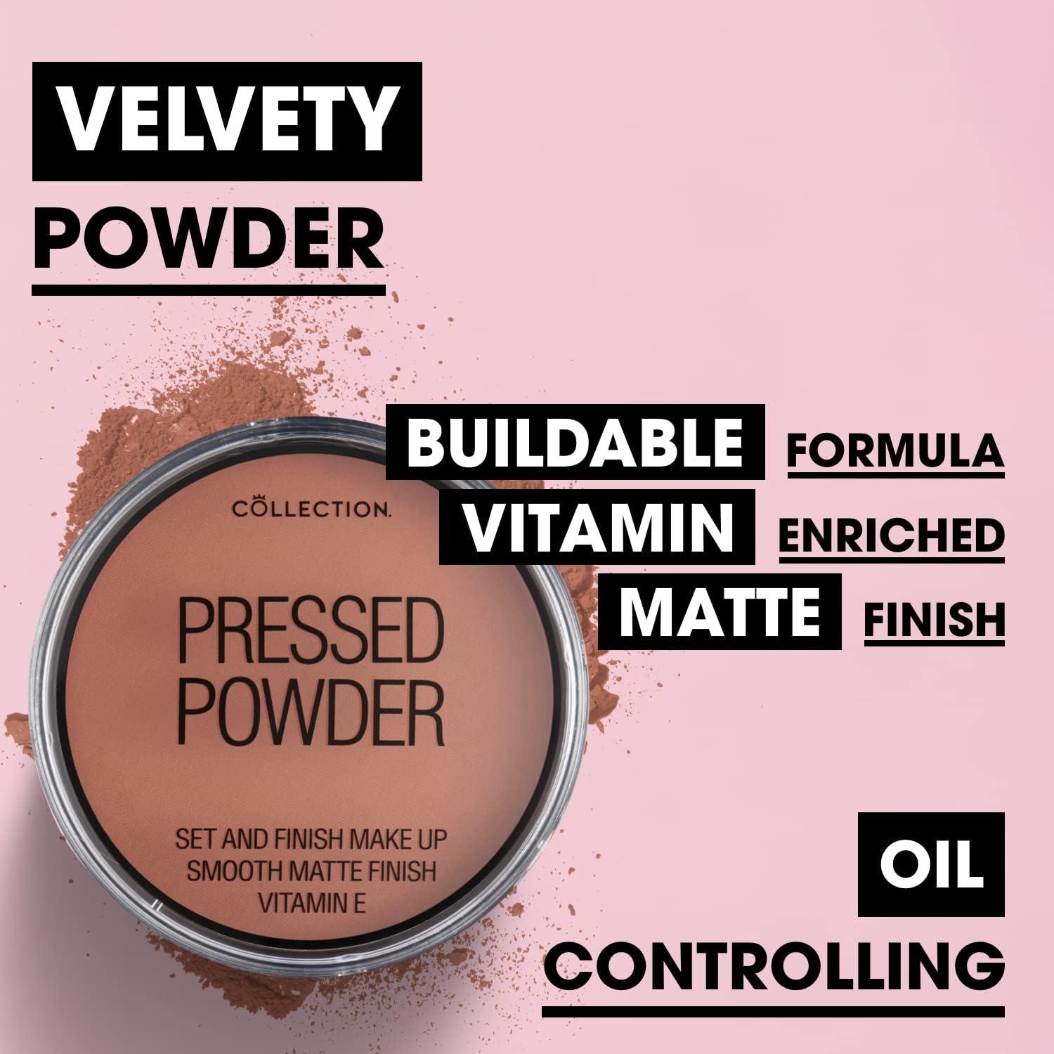 Collection Cosmetics Pressed Powder 15g Walnut - Velvety Matte Finish ...