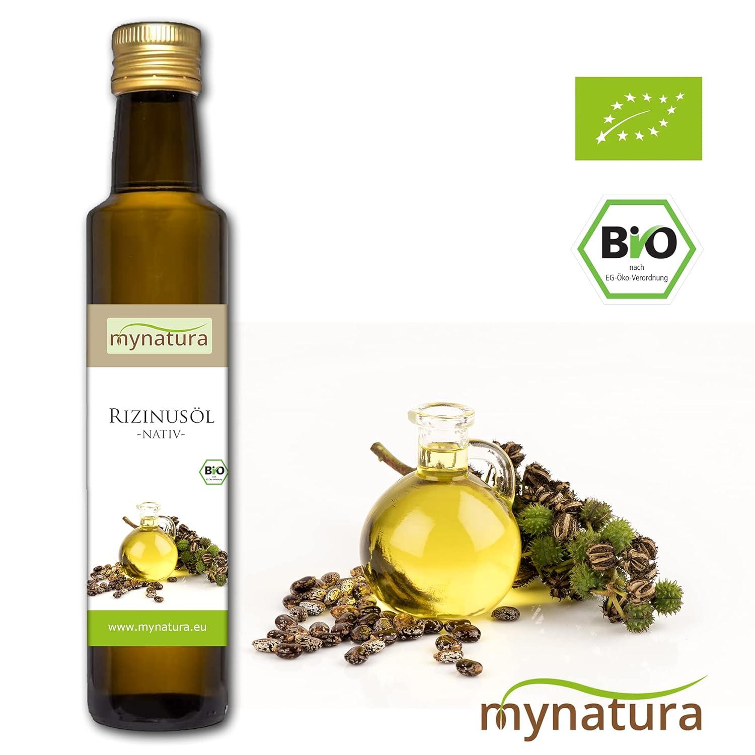 Mynatura Bio Castor Oil 250ml - Naturally Pure Cold-Pressed Hair & Care ...