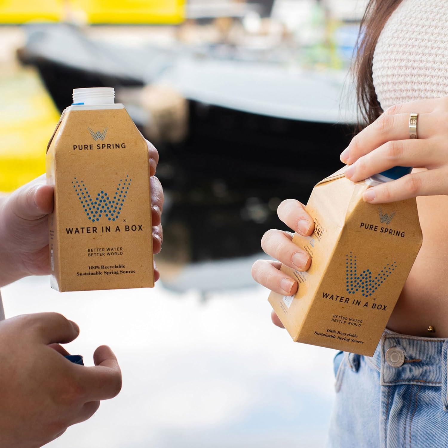 Water in a Box Flavoured Pure Spring Water 12 x 500ml Cartons | 100% ...