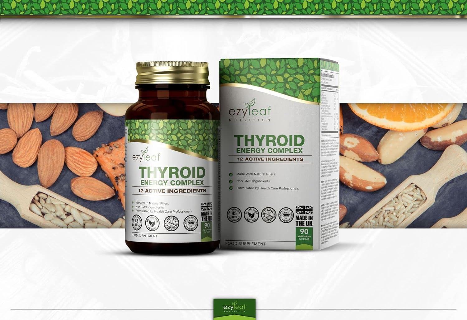 Ezyleaf Thyroid Complex | Thyroid Support Supplement with L-Tyrosine ...