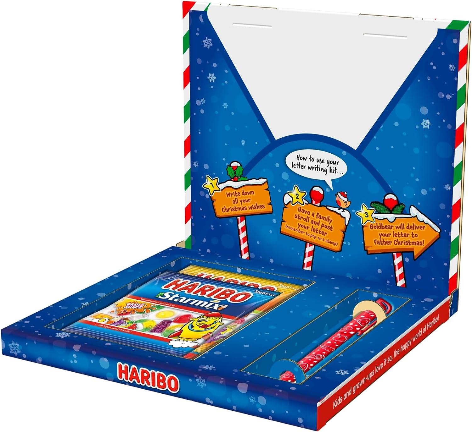 HARIBO Dear Father Christmas Letter Writing Kit with Sweets and Pen 48g ...