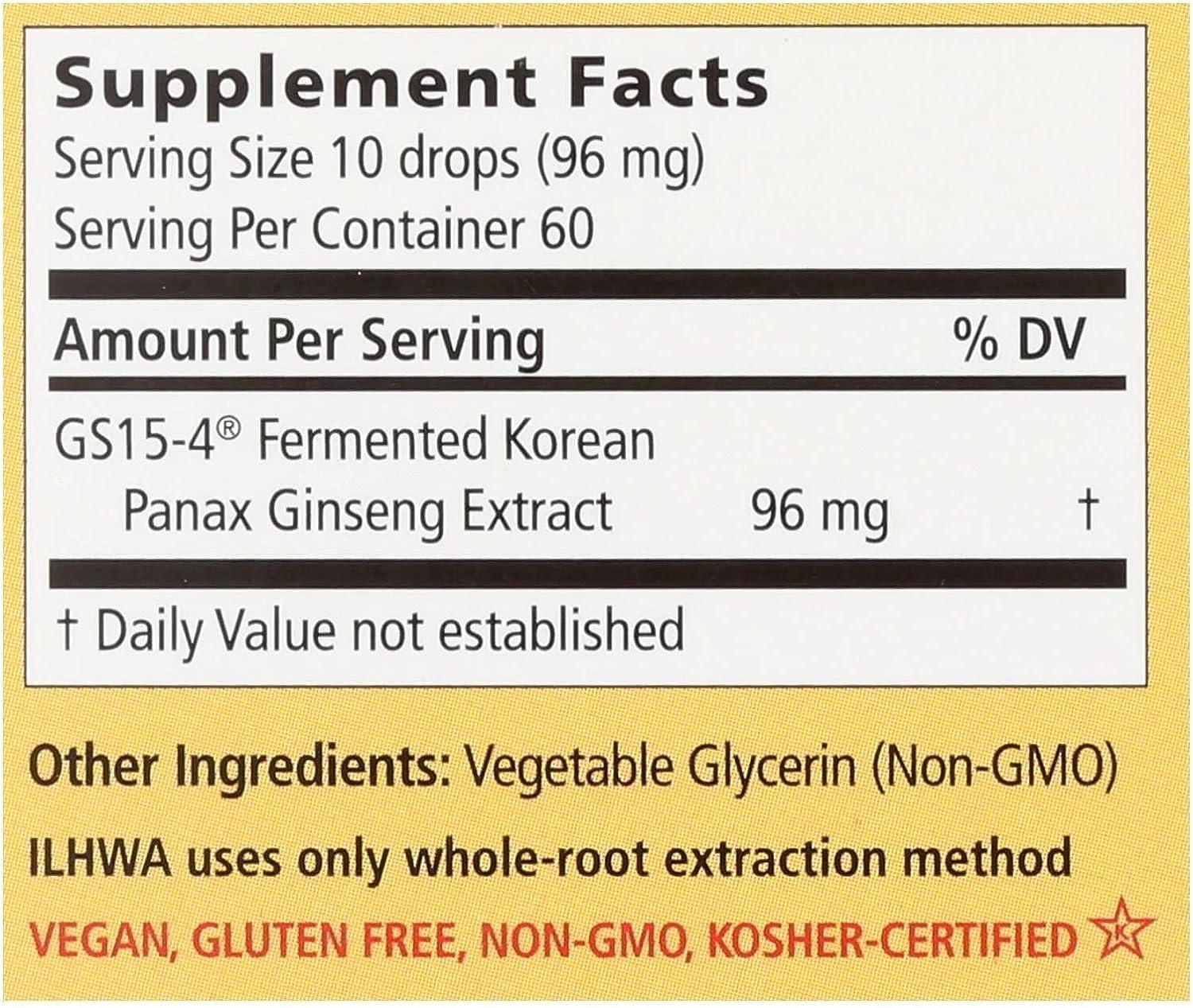 IL HWA Ginseng Enzyme Fermented Elix 30.9g | Premium Quality Ginseng ...