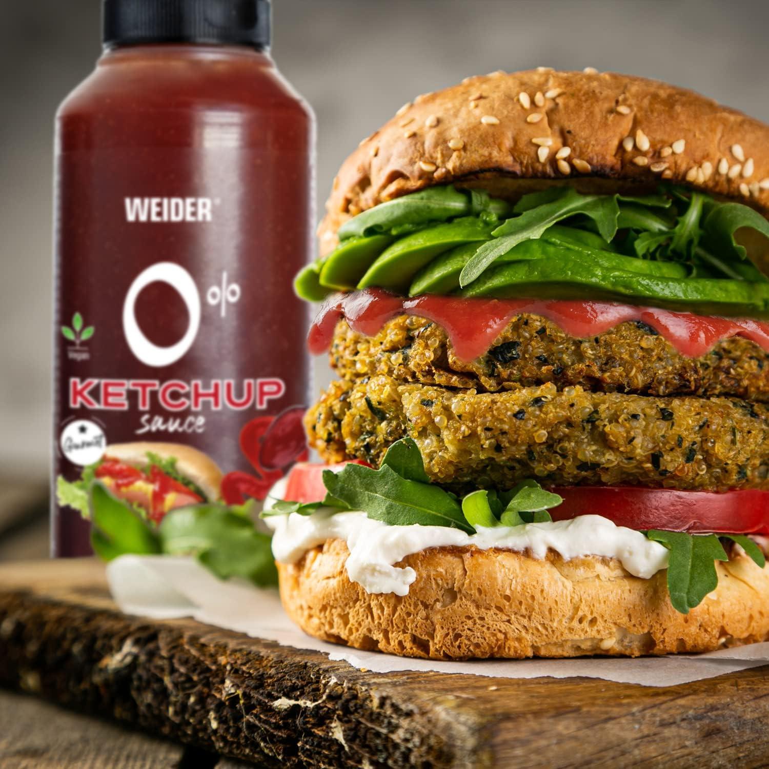Weider Zero Ketchup Sauce - 265ml (Pack of 1) | Zero Fat & Sugar-Free ...