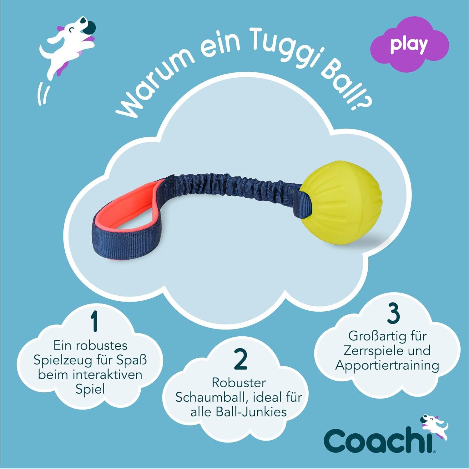 Shop Coachi Tuggi Toys - Durable Tuggi Ball for Dogs | Company of ...