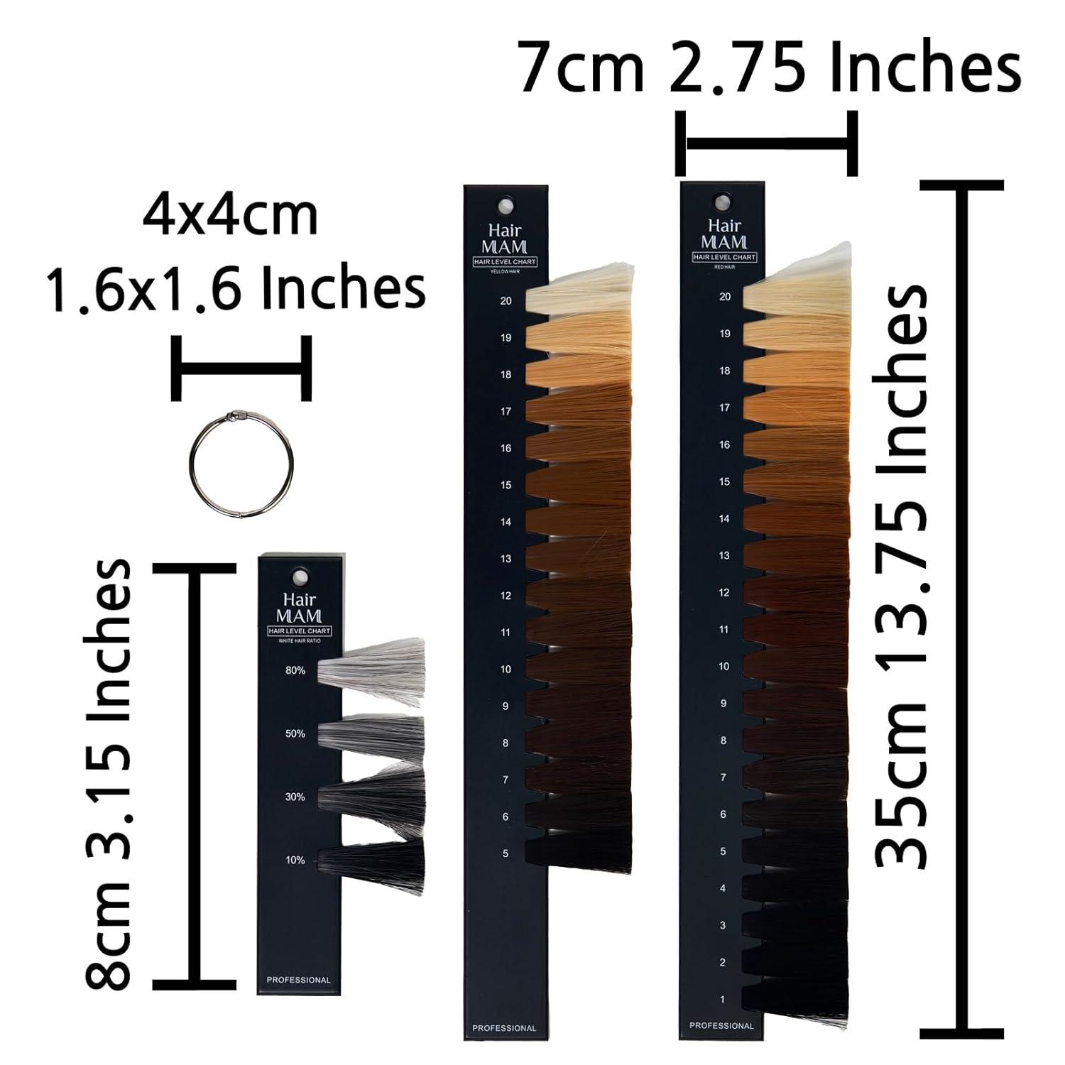 Hair Level Scale Chart Set | Optimize Hair Brightness for Salons ...
