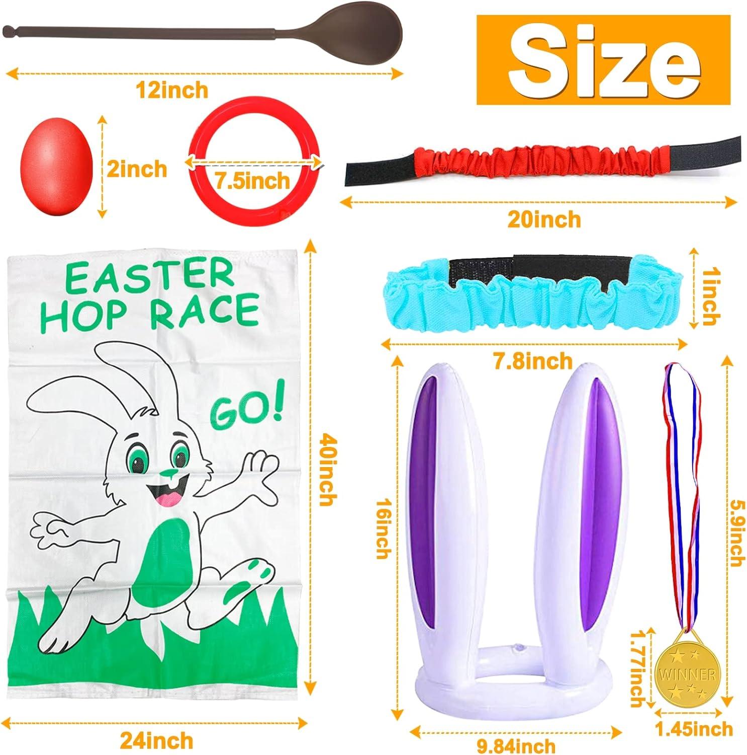 Easter Outdoor Party Games 21 Pack for Kids & Family - Bunny Potato ...