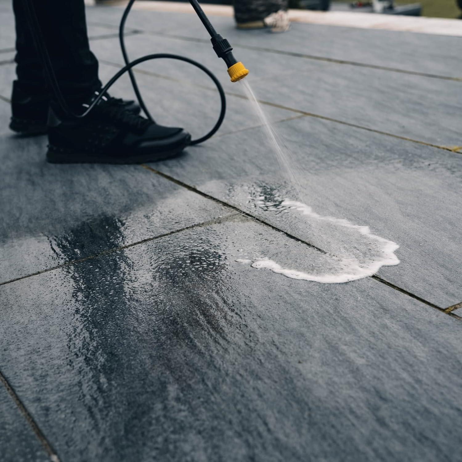 Safe wash UK 1-Litre Concentrate Bottle of Driveway & Patio Cleaner ...