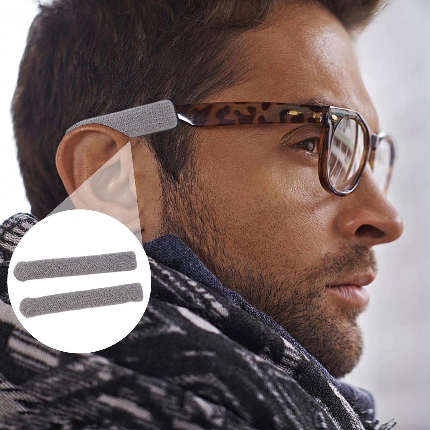 Tacery Glasses Ear Pads | Slip-Proof Knitting Glasses Holders & Elastic ...