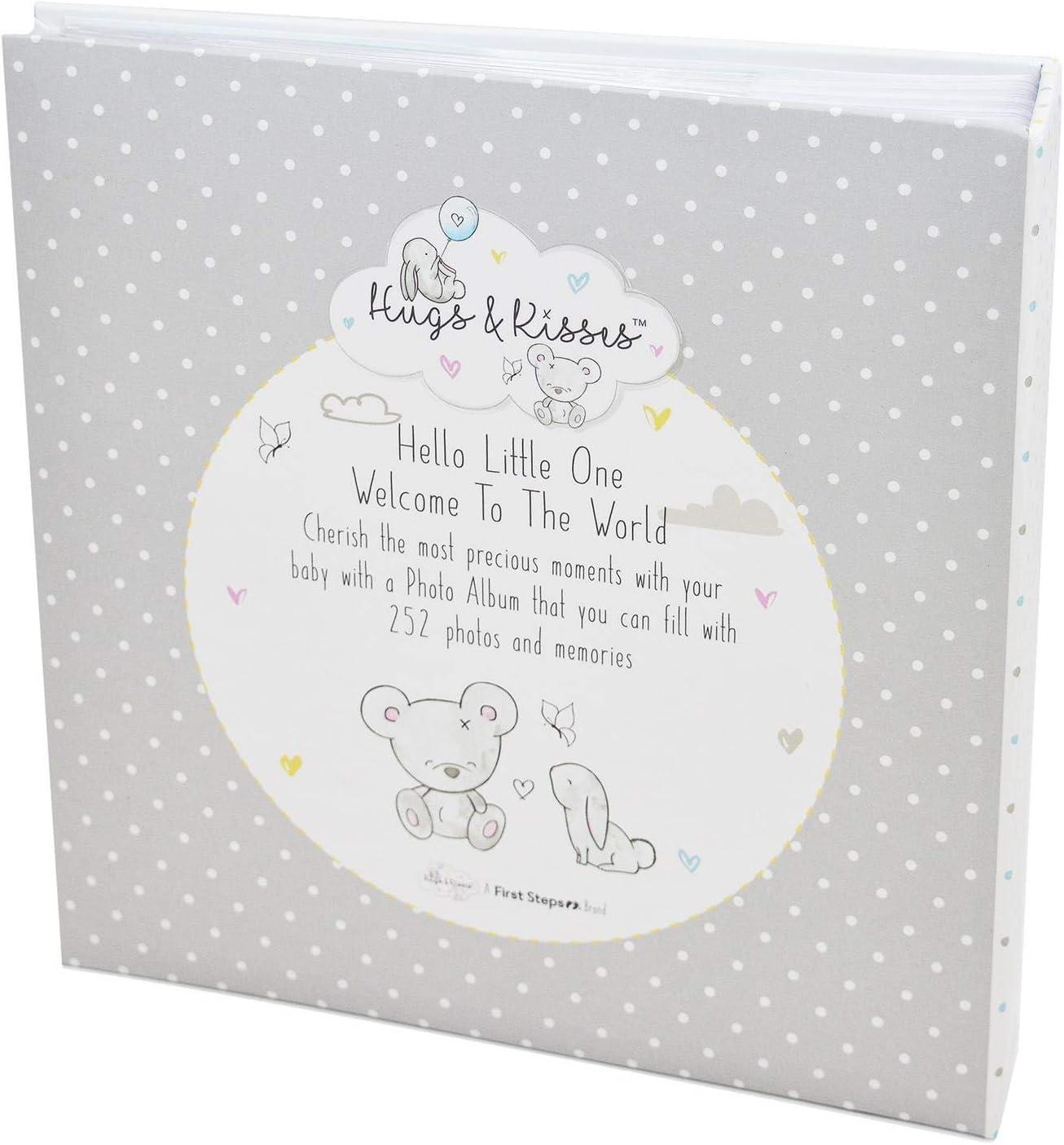 Baby First 4x6'' Photo Album | 252 Photos Memo | White Unisex ...