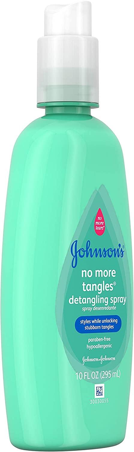 Johnson's No More Tangles Spray Detangler 10oz (Pack of 2) - Easy Hair ...