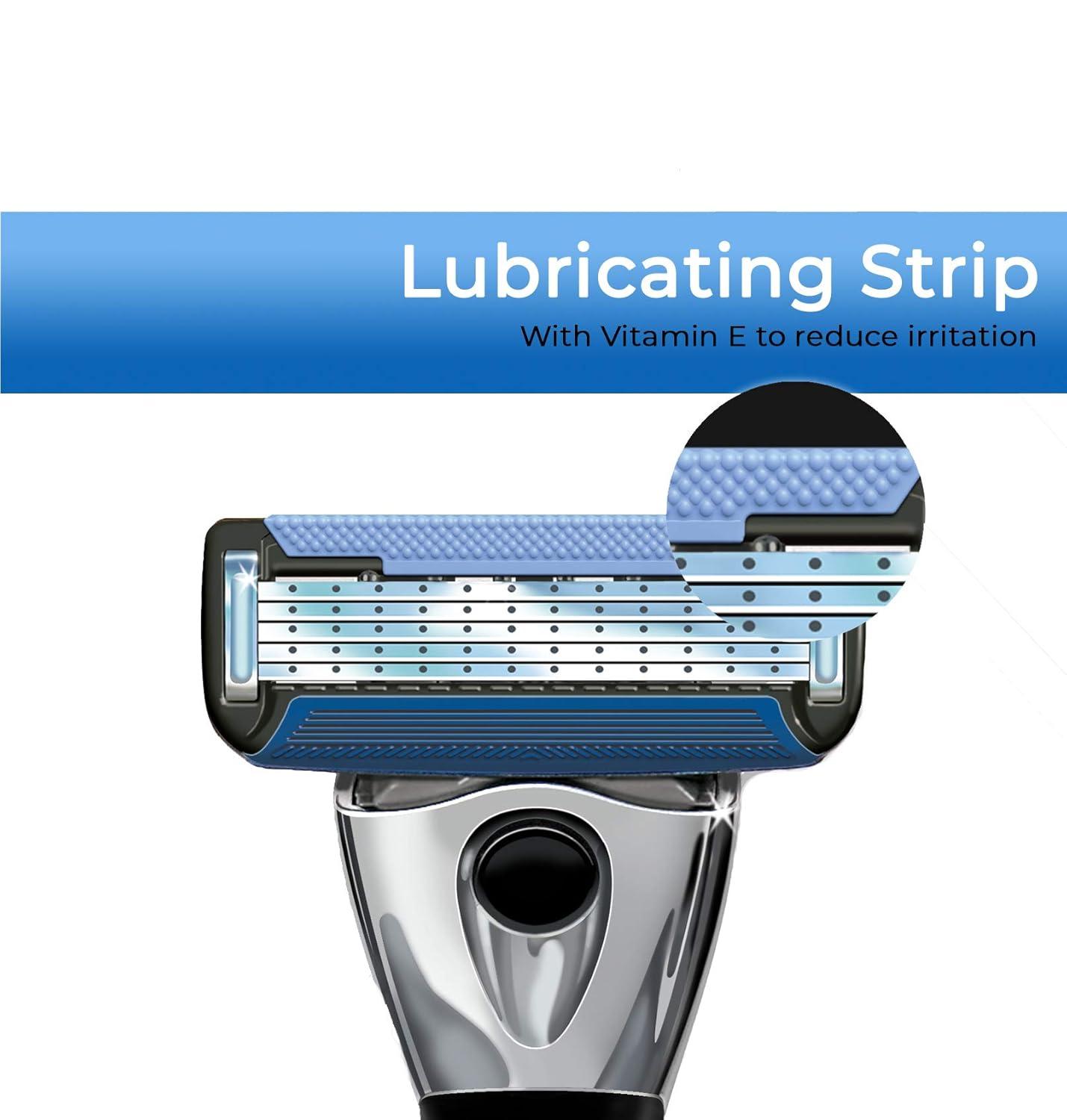 Personna Men s 5 Blade Razor System - Premium Shaving Razors with 12 ...