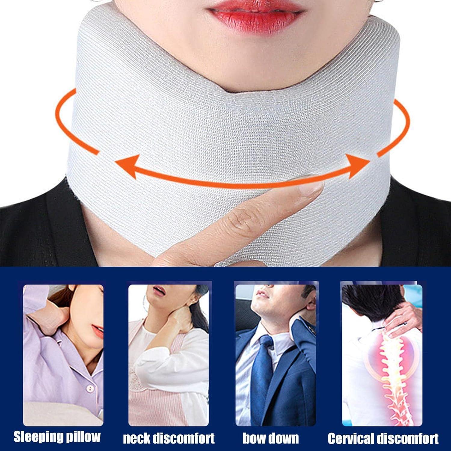 ONLYNERY Soft Neck Collar | Adjustable Sponge Neck Brace for Spinal ...