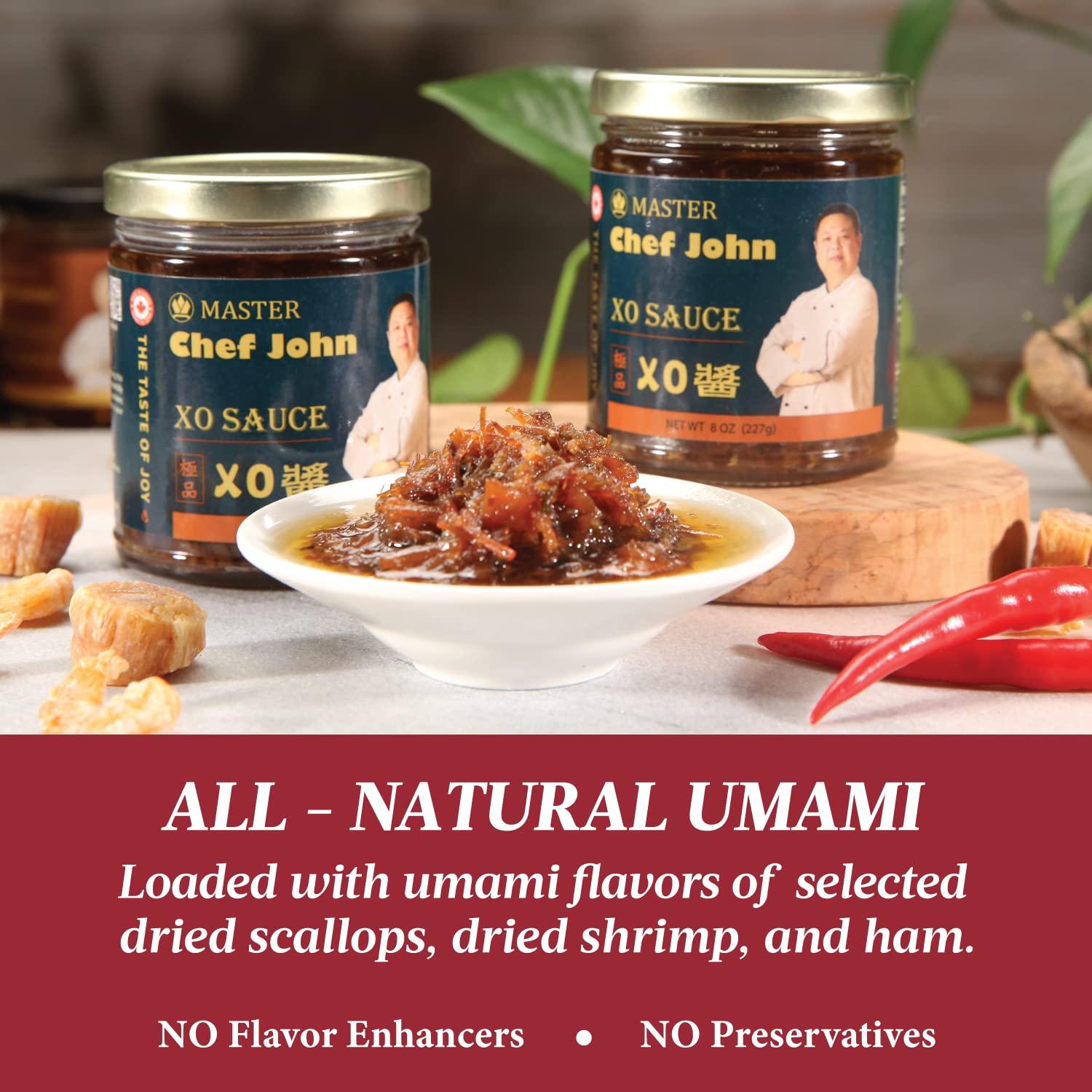 Master Chef John Exquisite XO Sauce | Umami Flavors of Scallops & Shrimps | All Natural, No ...