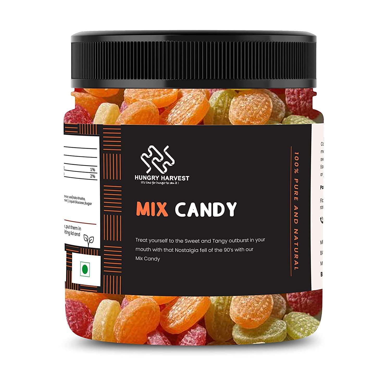 Hungry Harvest Mix Candy Colorful Fruit Candy 300 gms khathi mithi ...