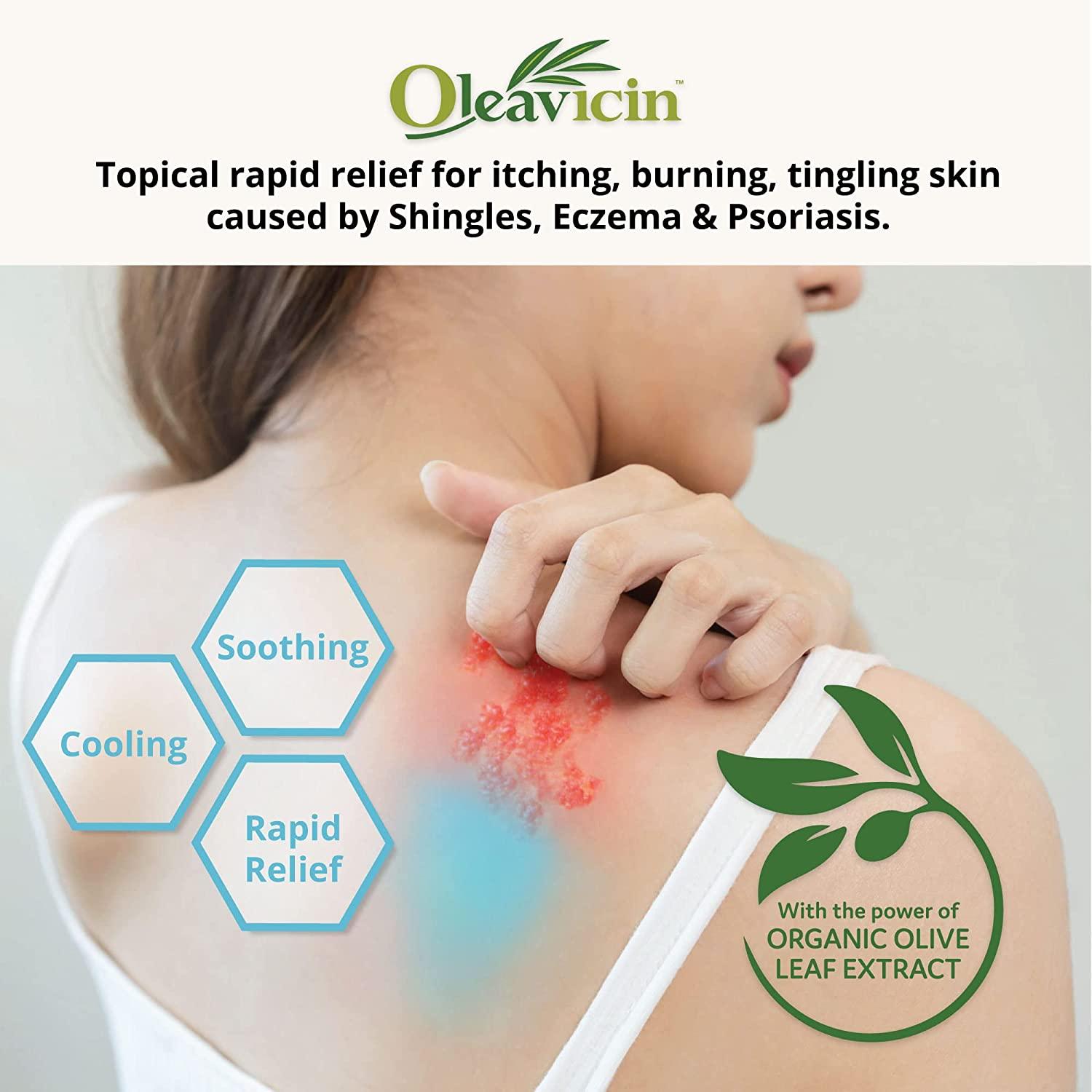 Oleavicin Shingles Pain Relief Cream - Natural Treatment for Shingles ...